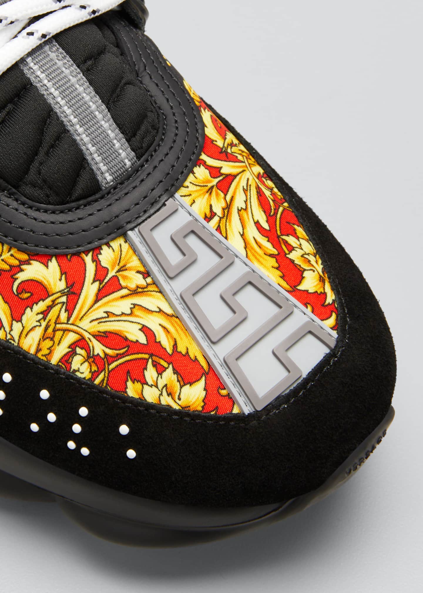 Versace Men's Chain Reaction Barocco Chunky Sneakers - Bergdorf Goodman