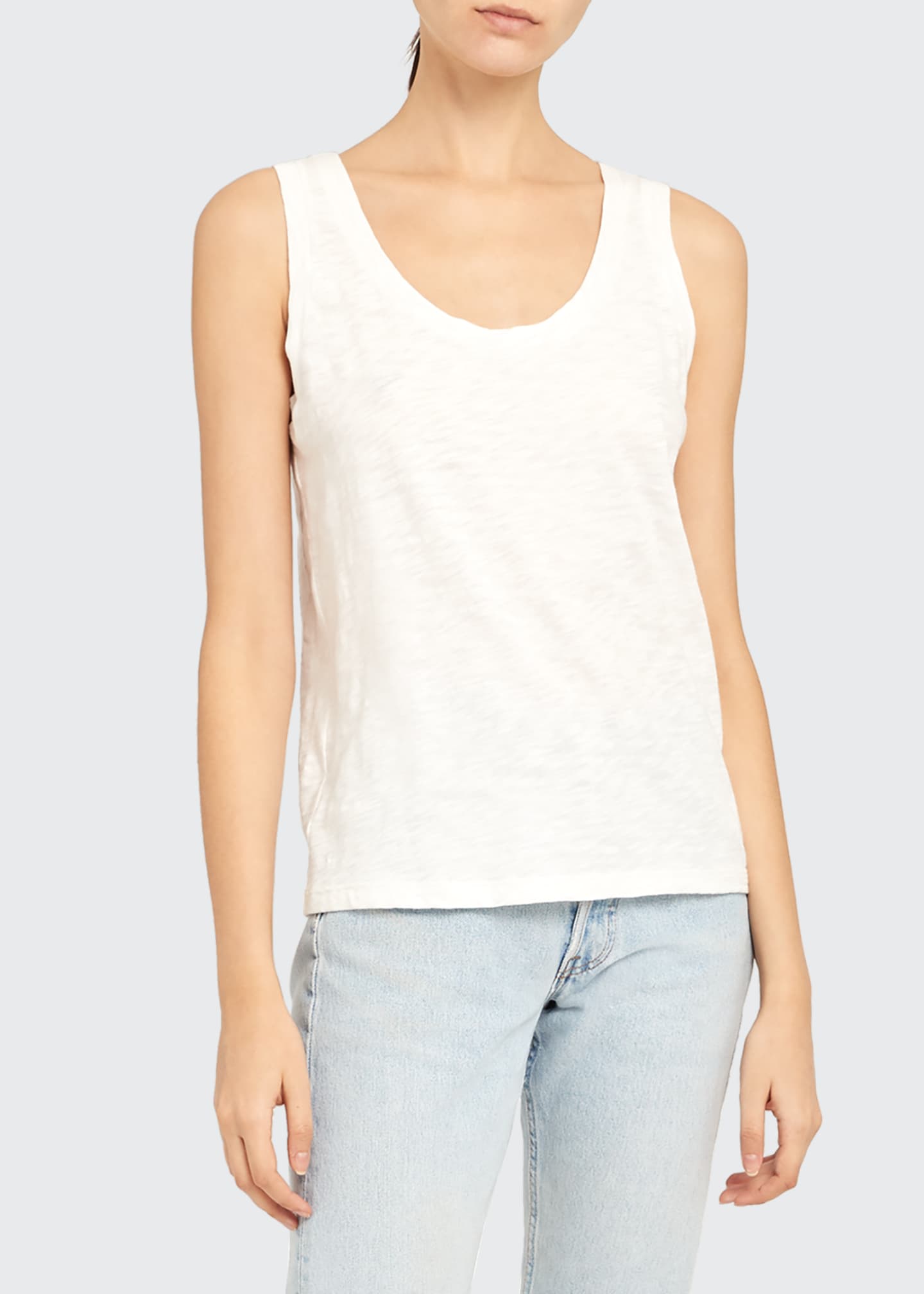 Theory Easy Organic Cotton Tank - Bergdorf Goodman