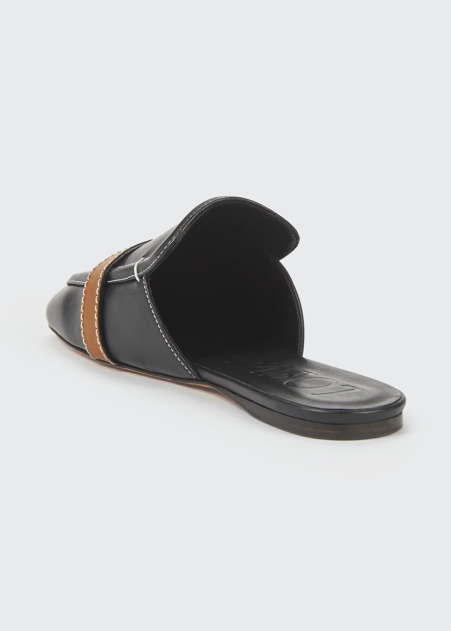 Loewe Gate Flat Mules - Bergdorf Goodman