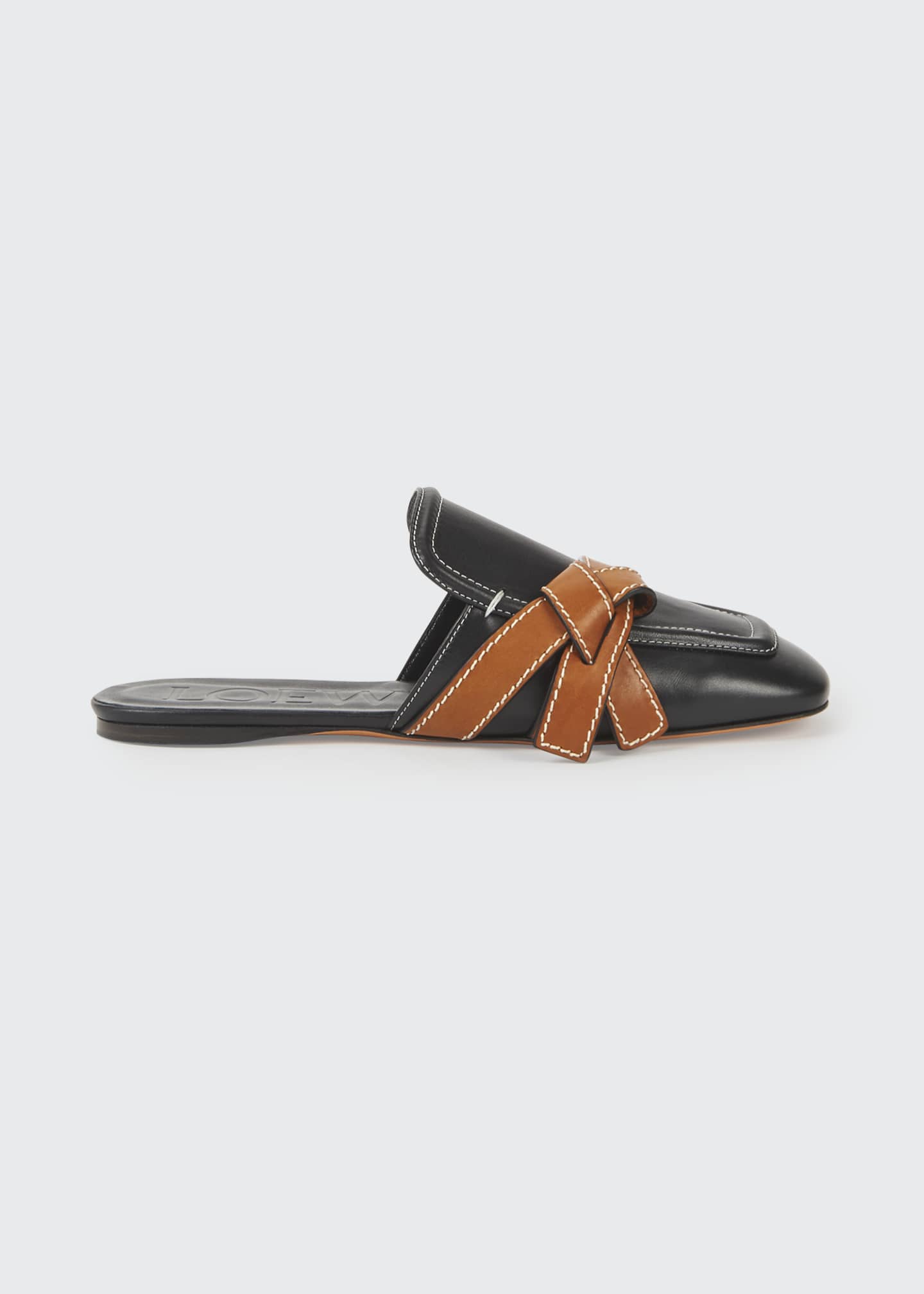 Loewe Gate Flat Mules - Bergdorf Goodman