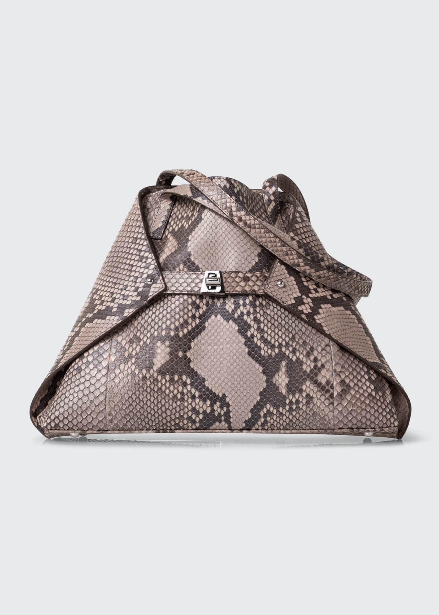 Akris Ai Small Soft Python Shoulder Tote Bag - Bergdorf Goodman