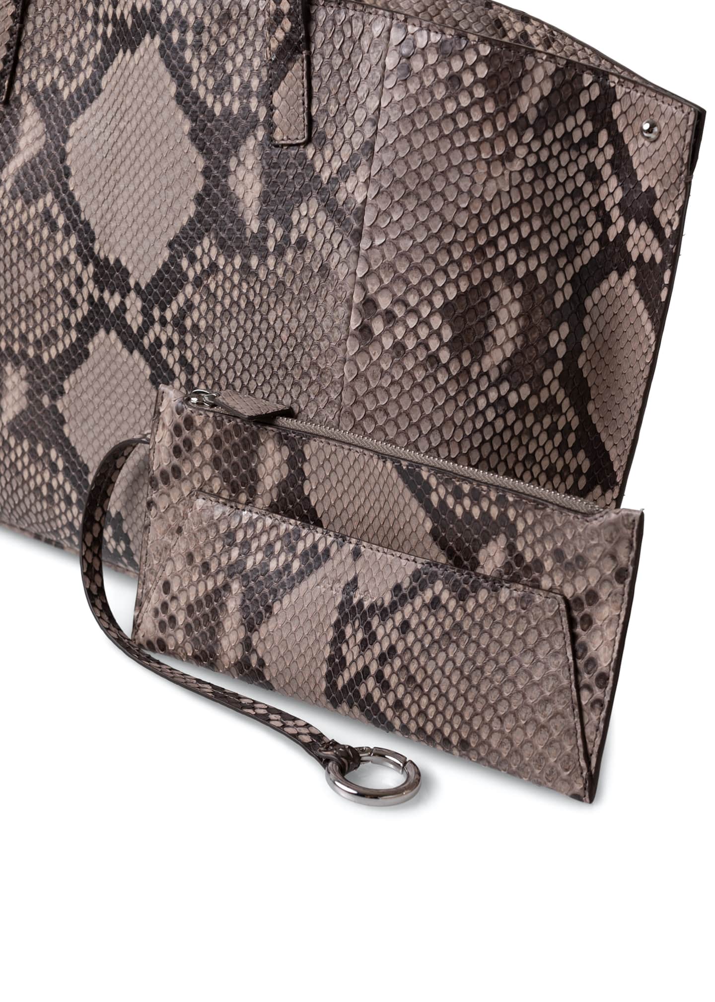 Akris Ai Small Soft Python Shoulder Tote Bag - Bergdorf Goodman