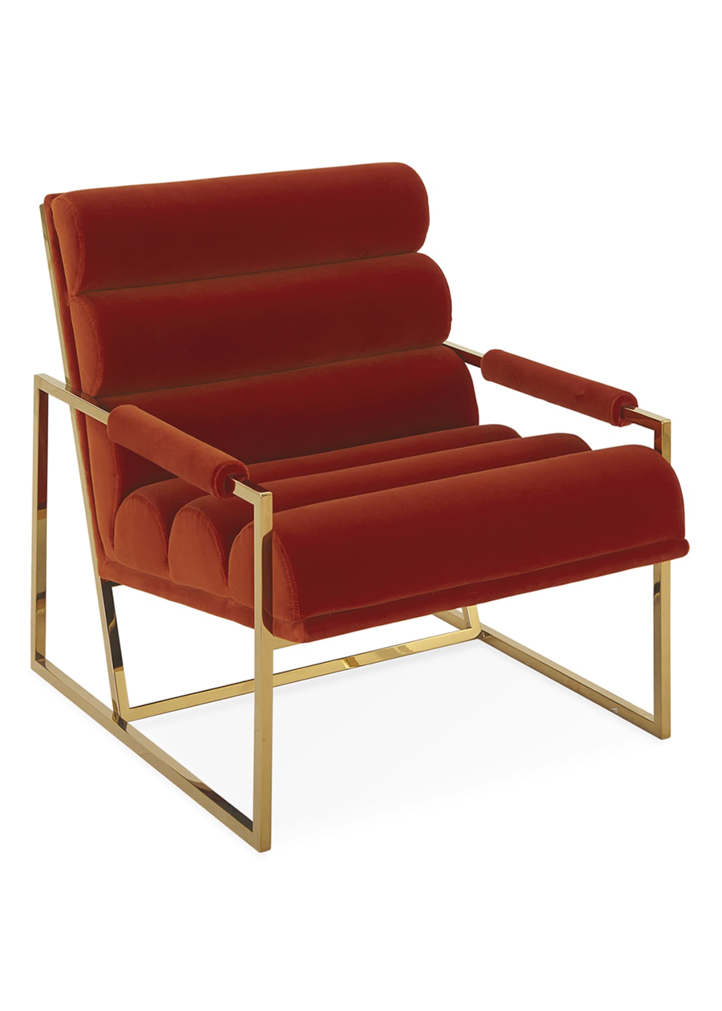 Jonathan Adler Channeled Goldfinger Lounge Chair - Bergdorf Goodman