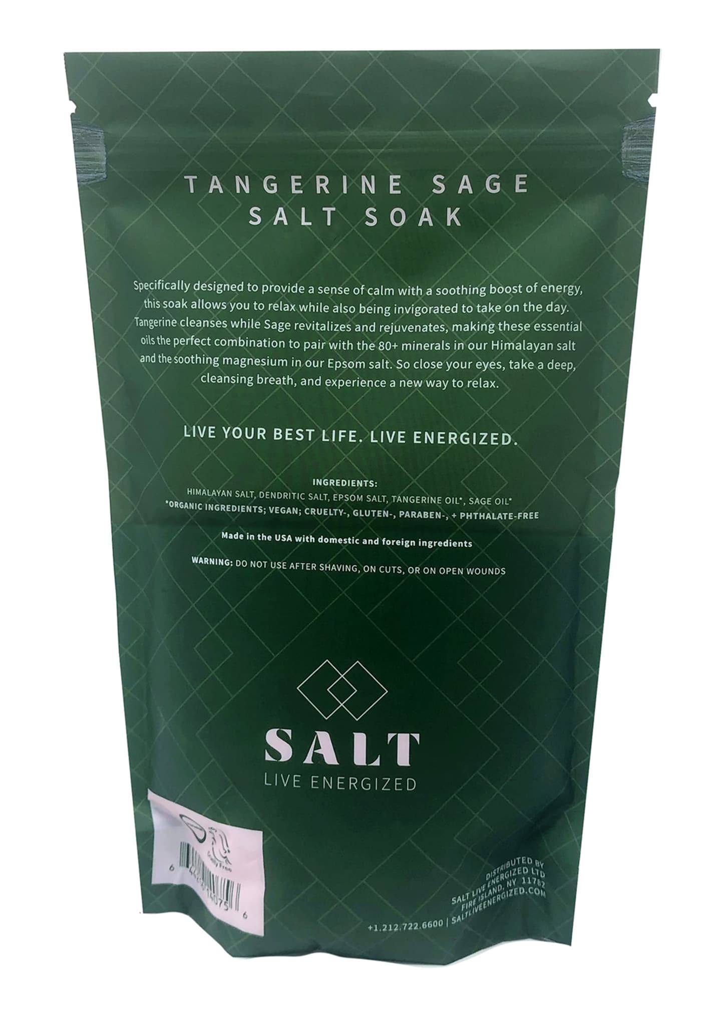 SALT LIVE ENERGIZED 24 oz. Tangerine + Sage Salt Soak - Bergdorf Goodman