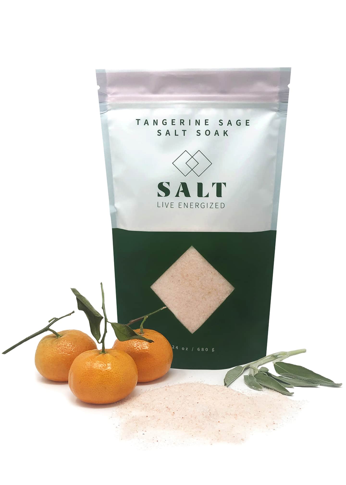 SALT LIVE ENERGIZED 24 oz. Tangerine + Sage Salt Soak - Bergdorf Goodman