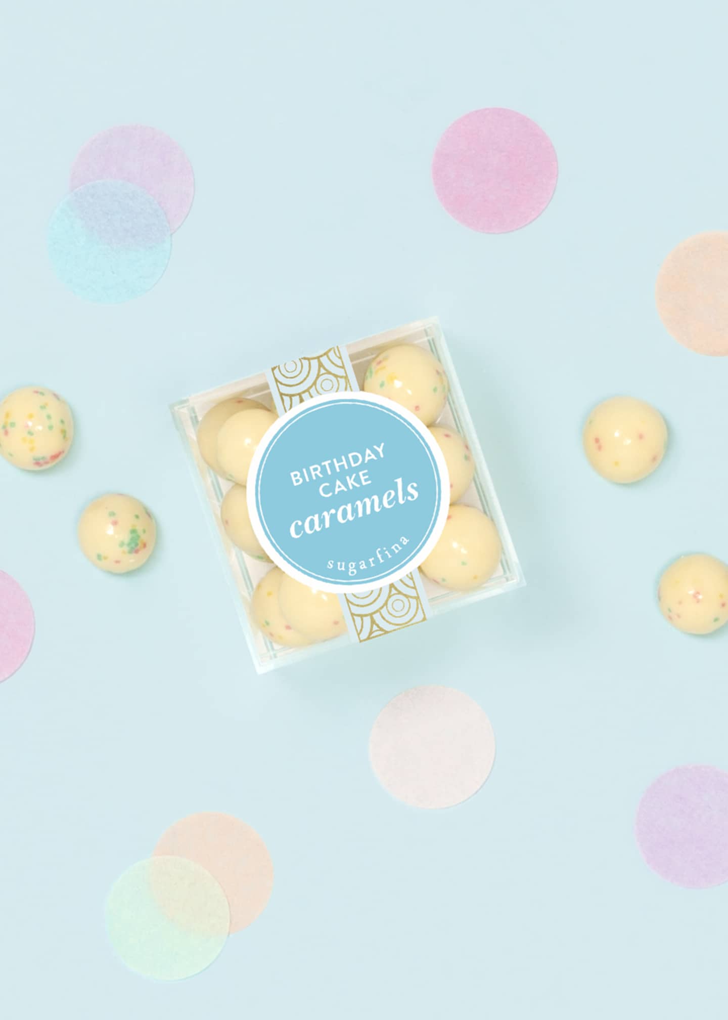 Sugarfina Birthday Cake Caramels, Small Cube 4-Piece Kit - Bergdorf Goodman
