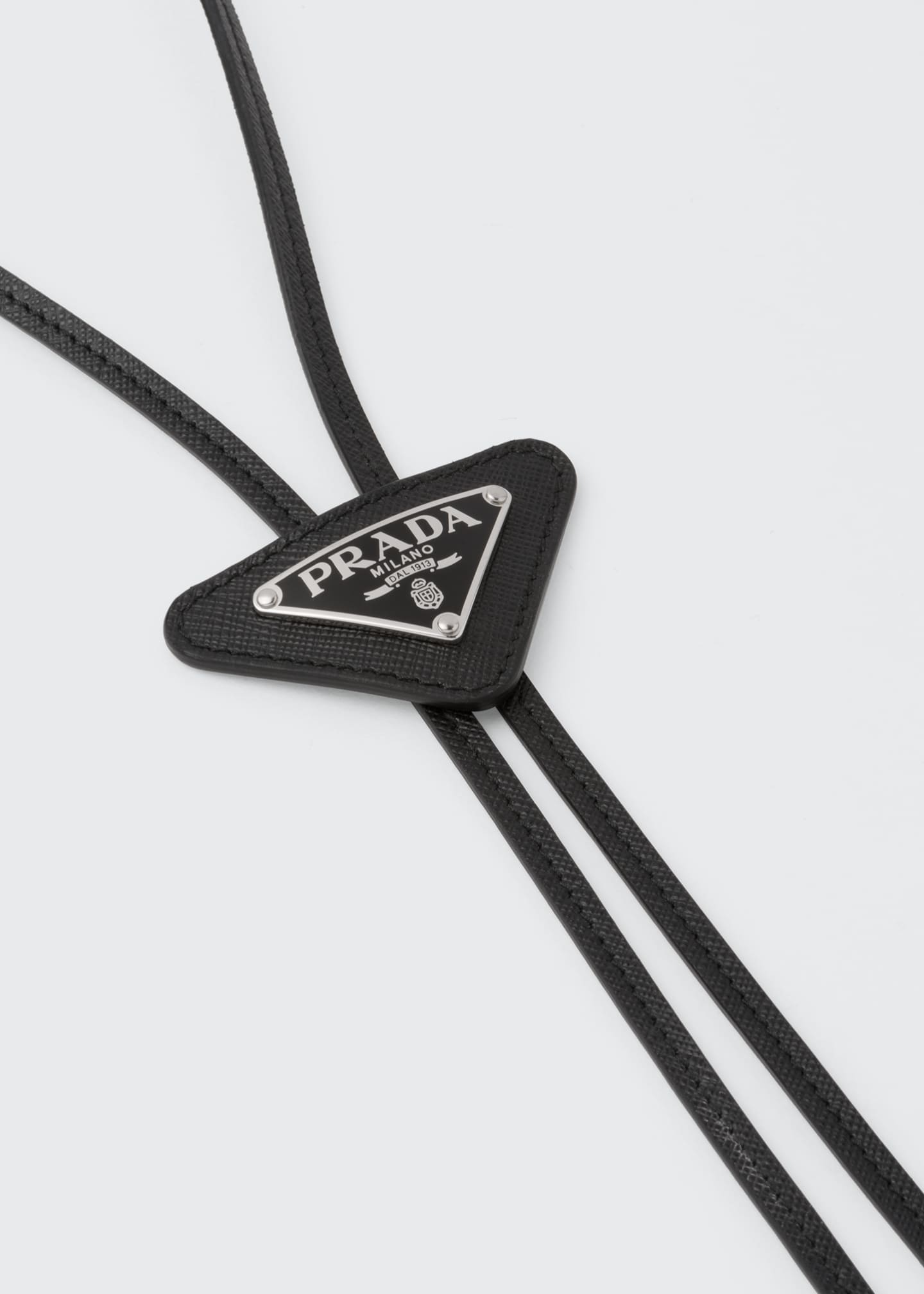 Prada Men's Saffiano Bolo Tie - Bergdorf Goodman