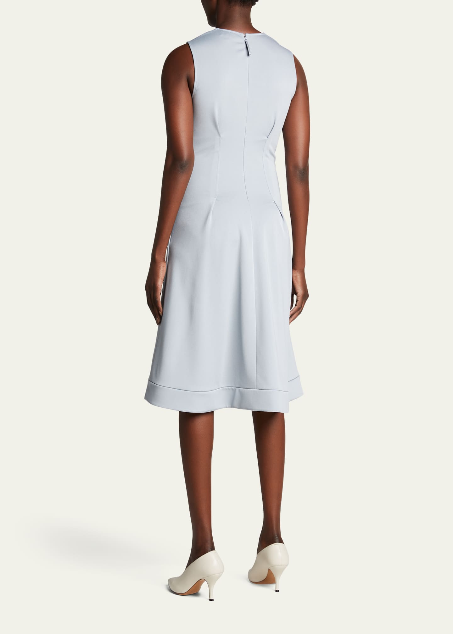 Giorgio Armani Trompe Loeil Collared Fit And Flare Dress Bergdorf Goodman