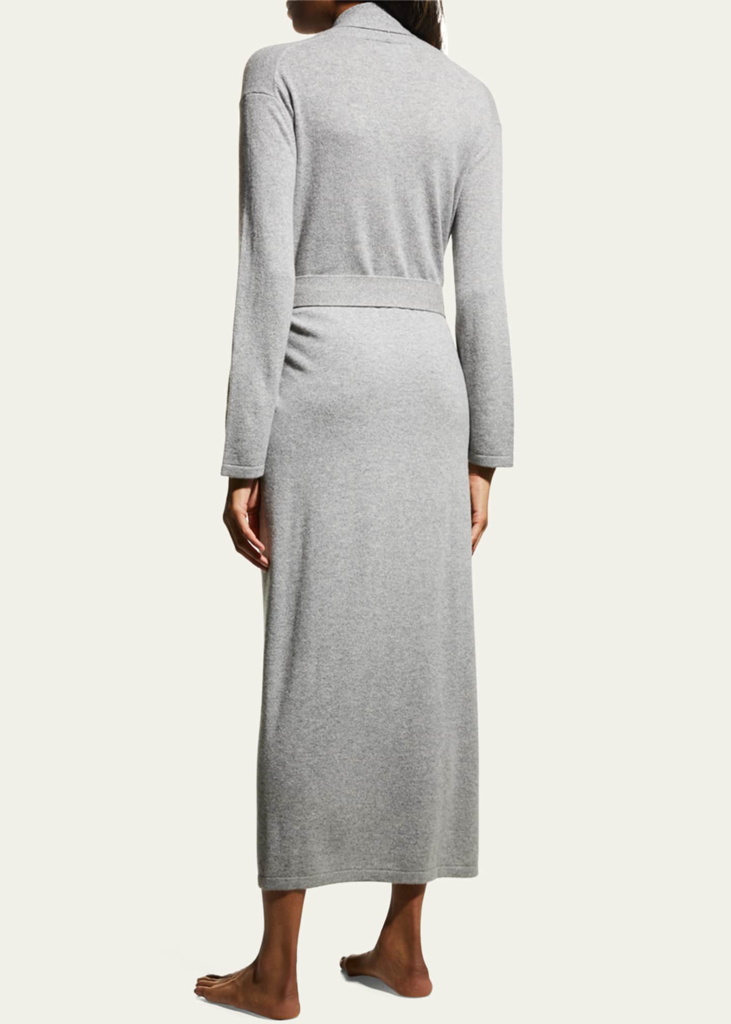 Arlotta Cashmere Long Cashmere Robe with Shawl Collar - Bergdorf Goodman