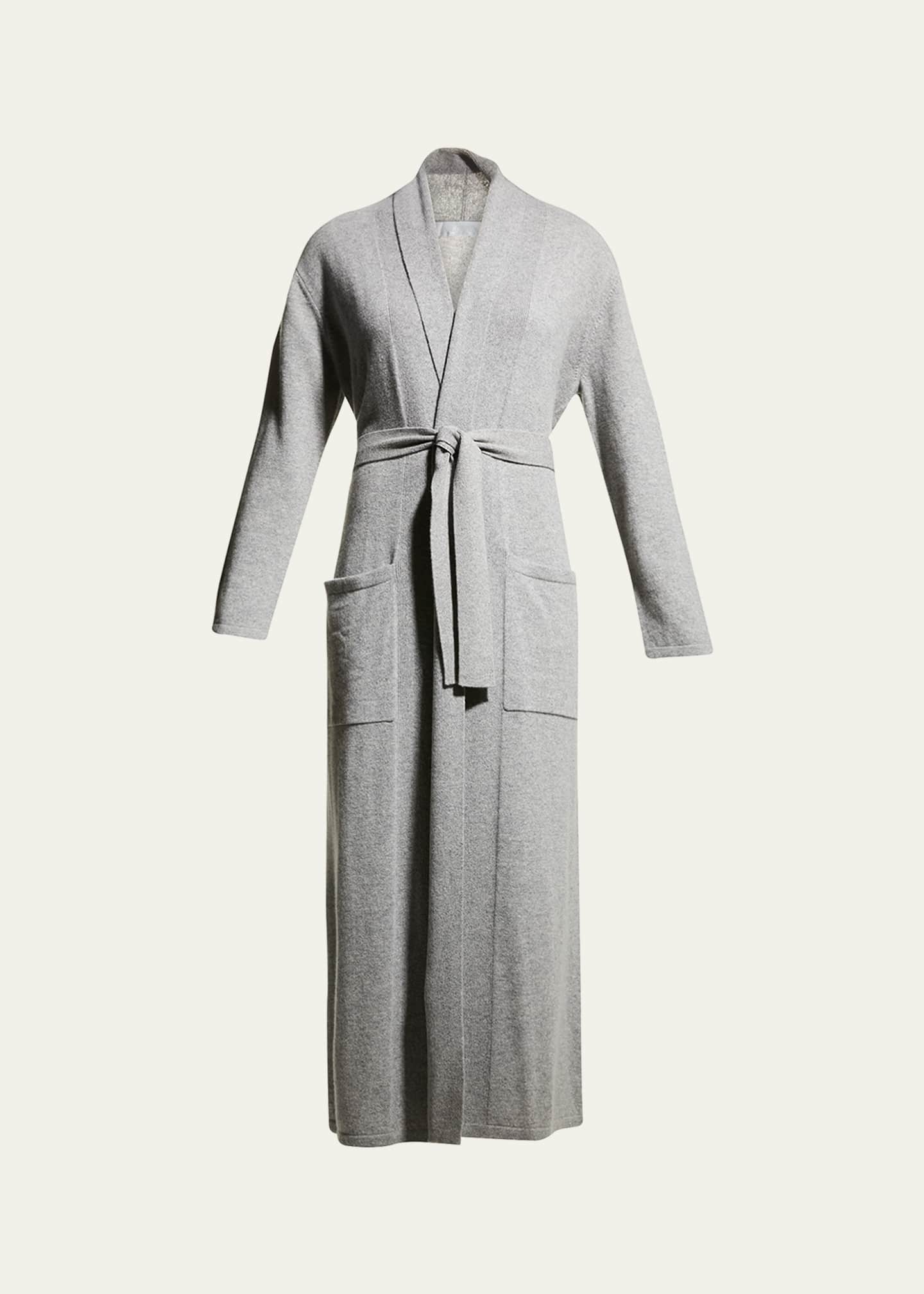 Arlotta Cashmere Long Cashmere Robe with Shawl Collar - Bergdorf Goodman