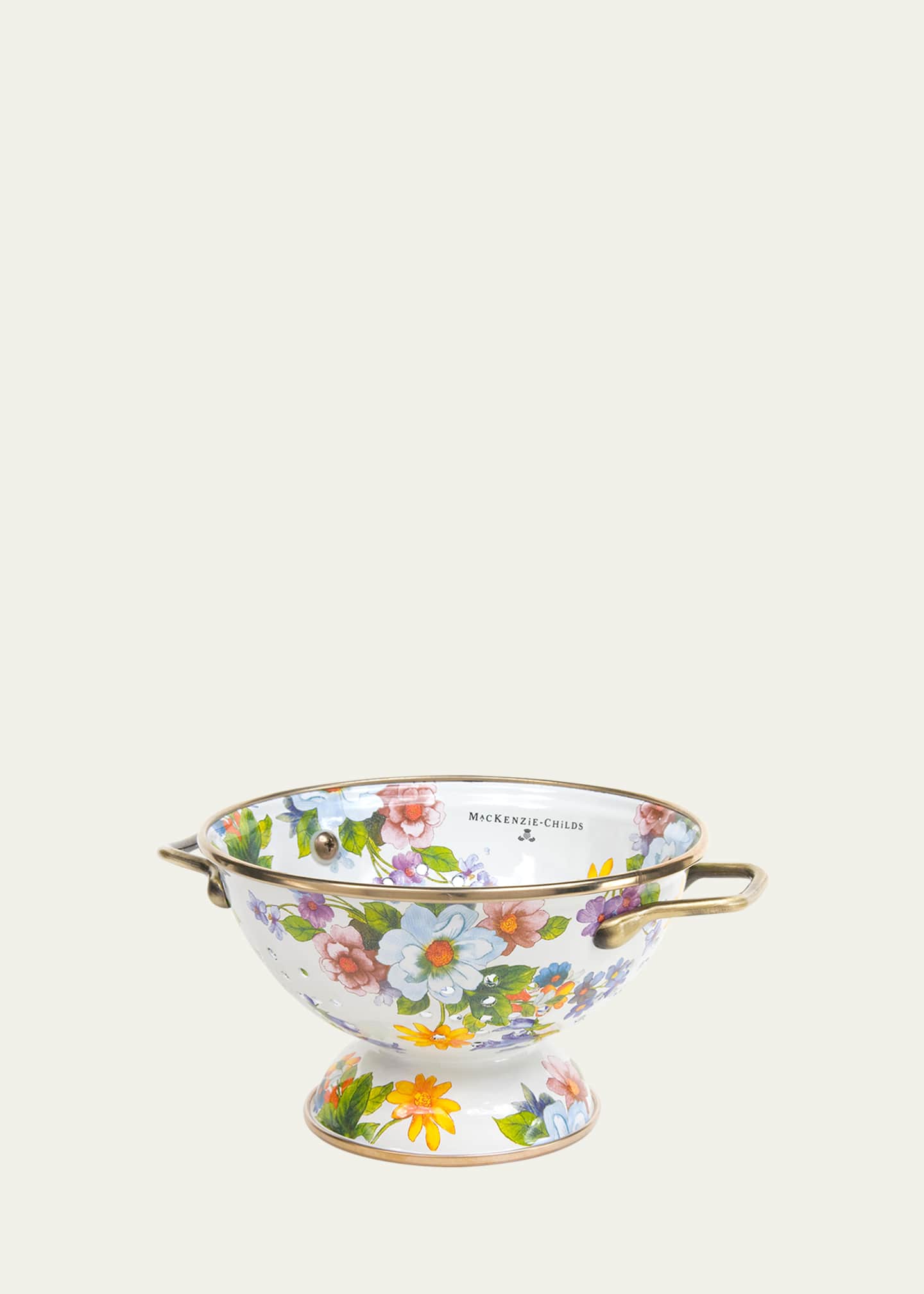 MacKenzie-Childs Small Flower Market Colander - Bergdorf Goodman