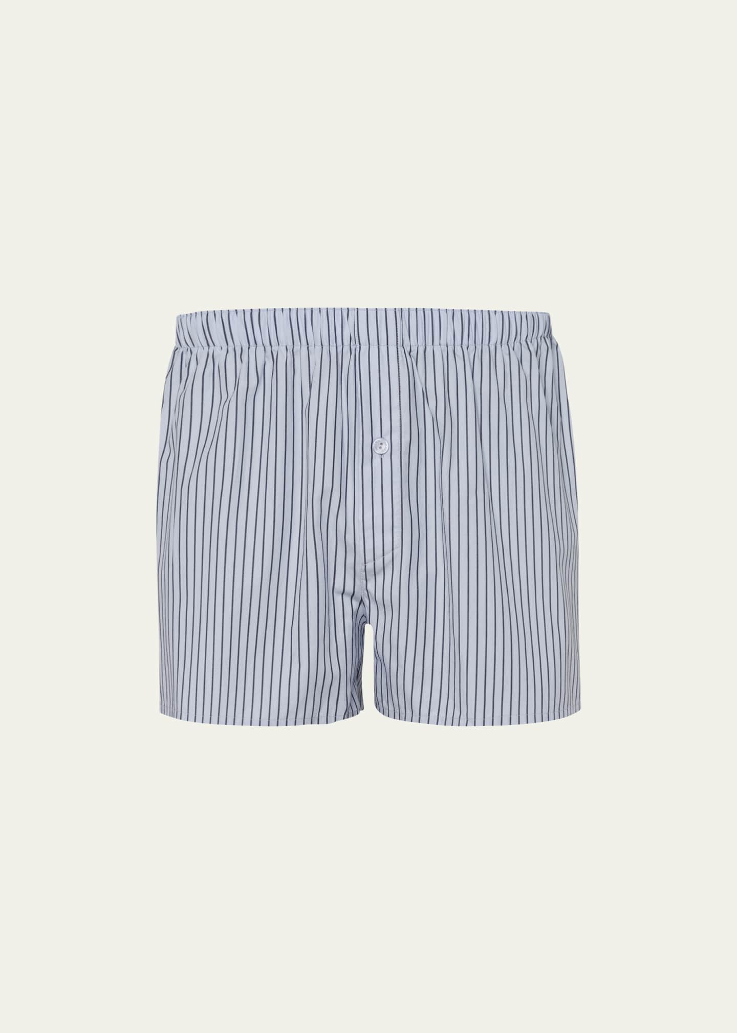 Hanro Men's Fancy Woven Cotton Boxers - Bergdorf Goodman