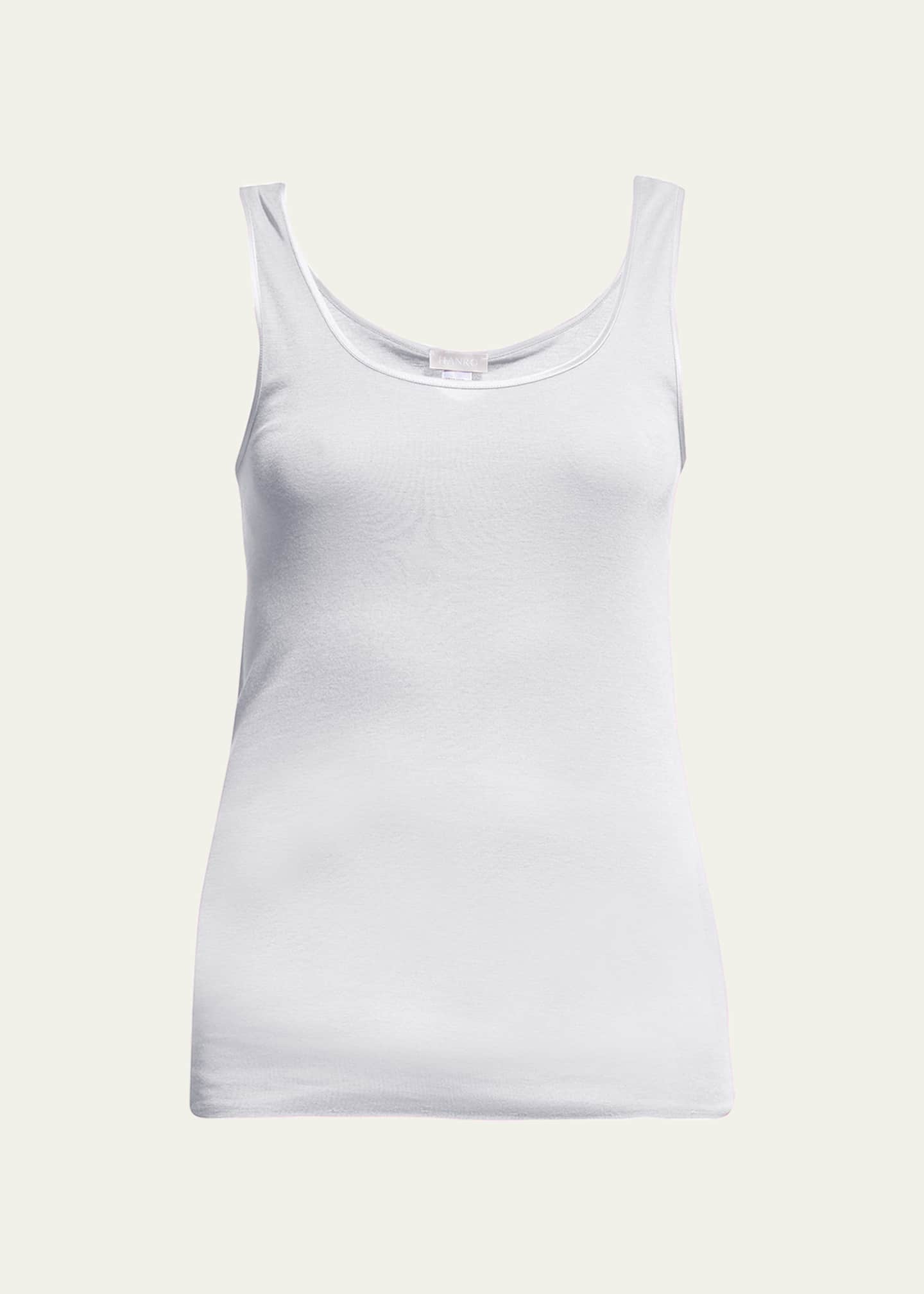Hanro Cotton Seamless Tank - Bergdorf Goodman