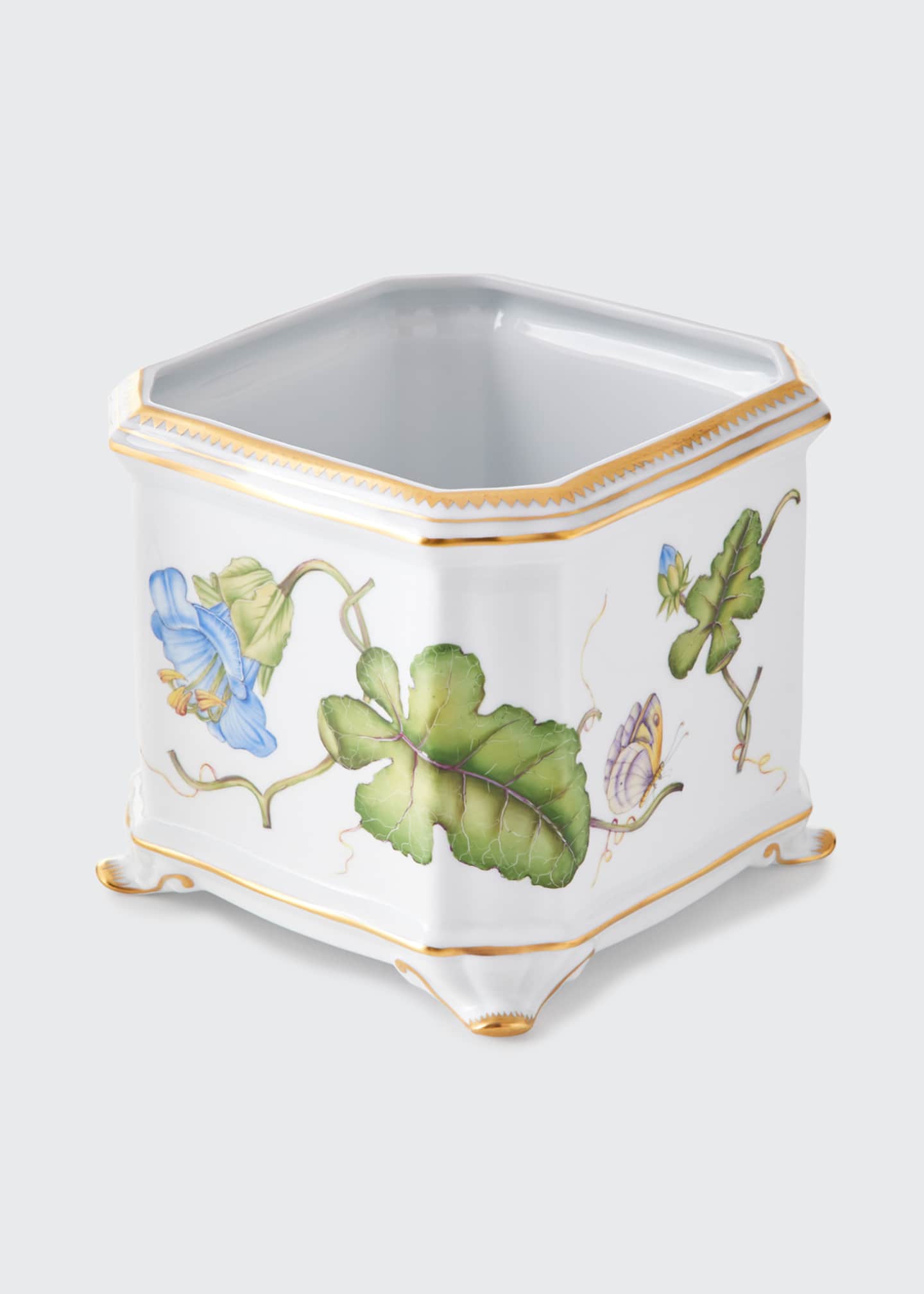 Anna Weatherley Hummingbird Square Cachepot - Bergdorf Goodman