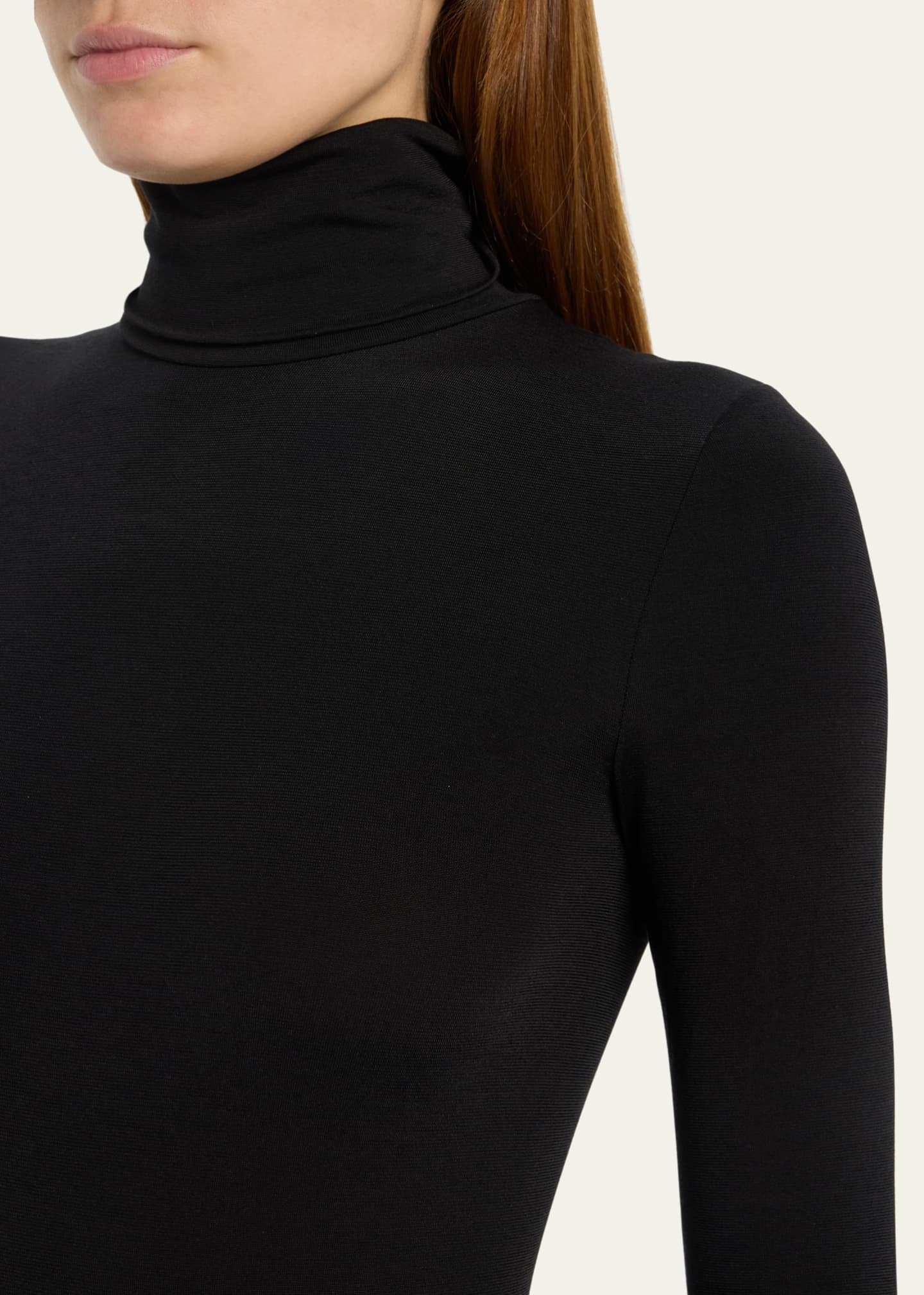 Wolford Colorado Shimmer Turtleneck Bodysuit - Bergdorf Goodman