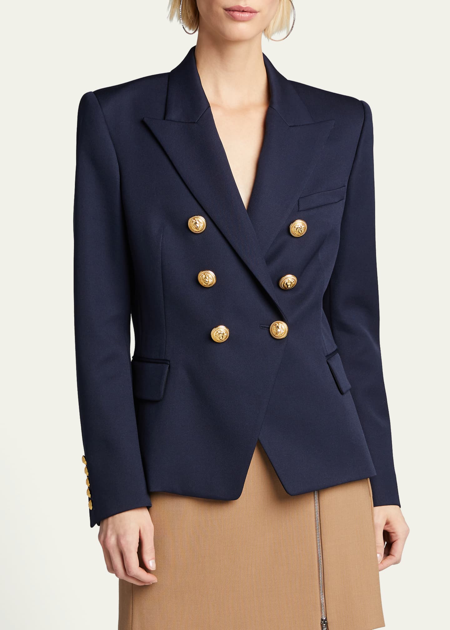 Balmain Classic Double-Breasted Blazer - Bergdorf Goodman
