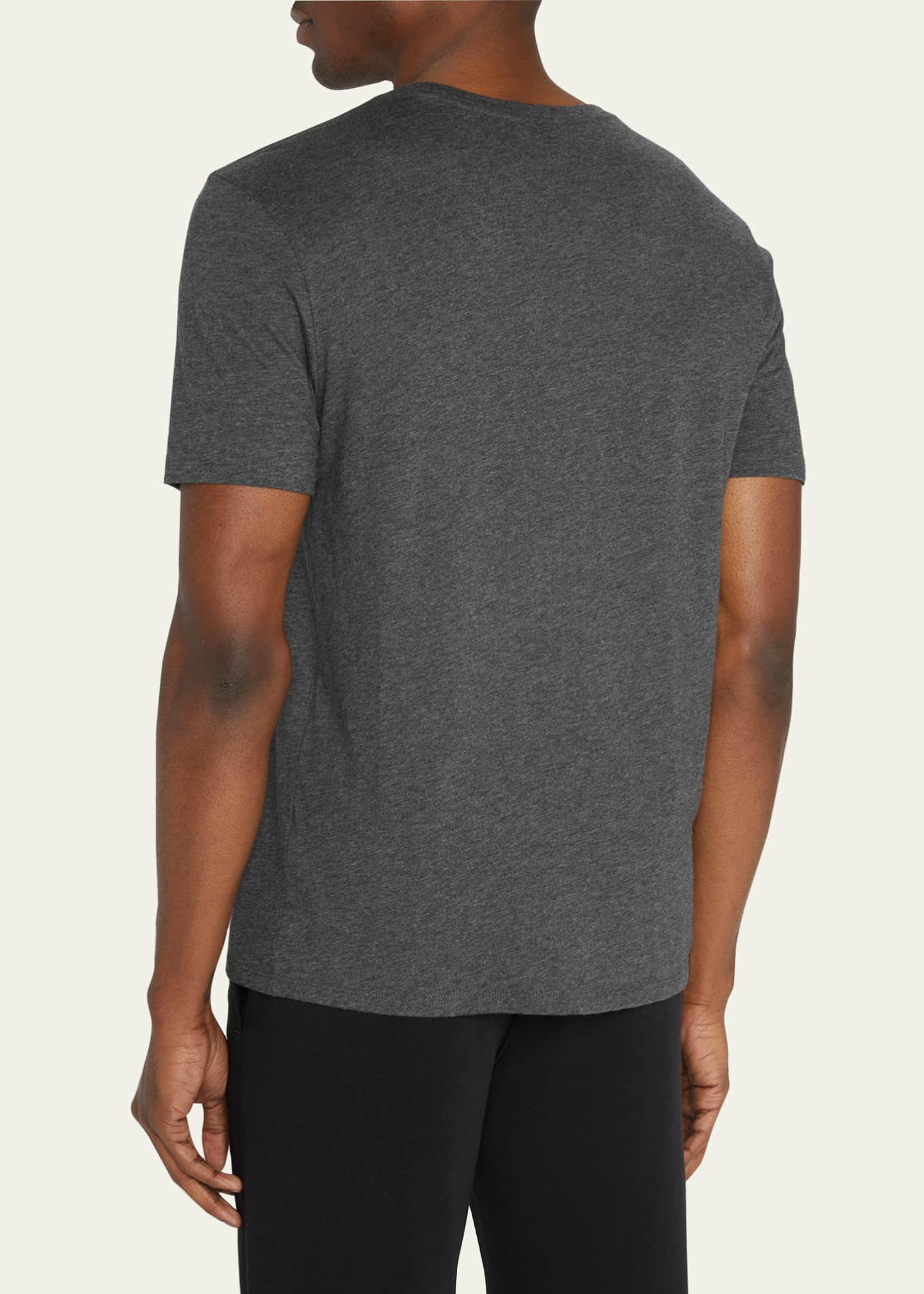 Vince Men's Short-Sleeve Pima Crewneck Jersey T-Shirt, Black - Bergdorf ...
