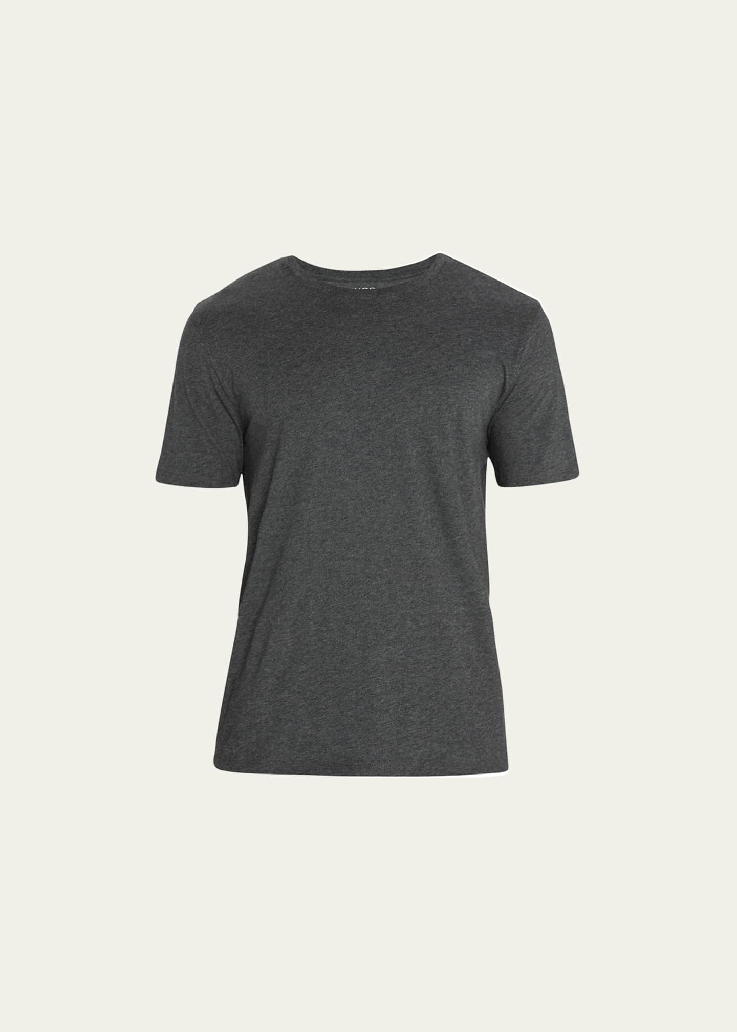 Vince Men's Short-Sleeve Pima Crewneck Jersey T-Shirt, Black - Bergdorf ...