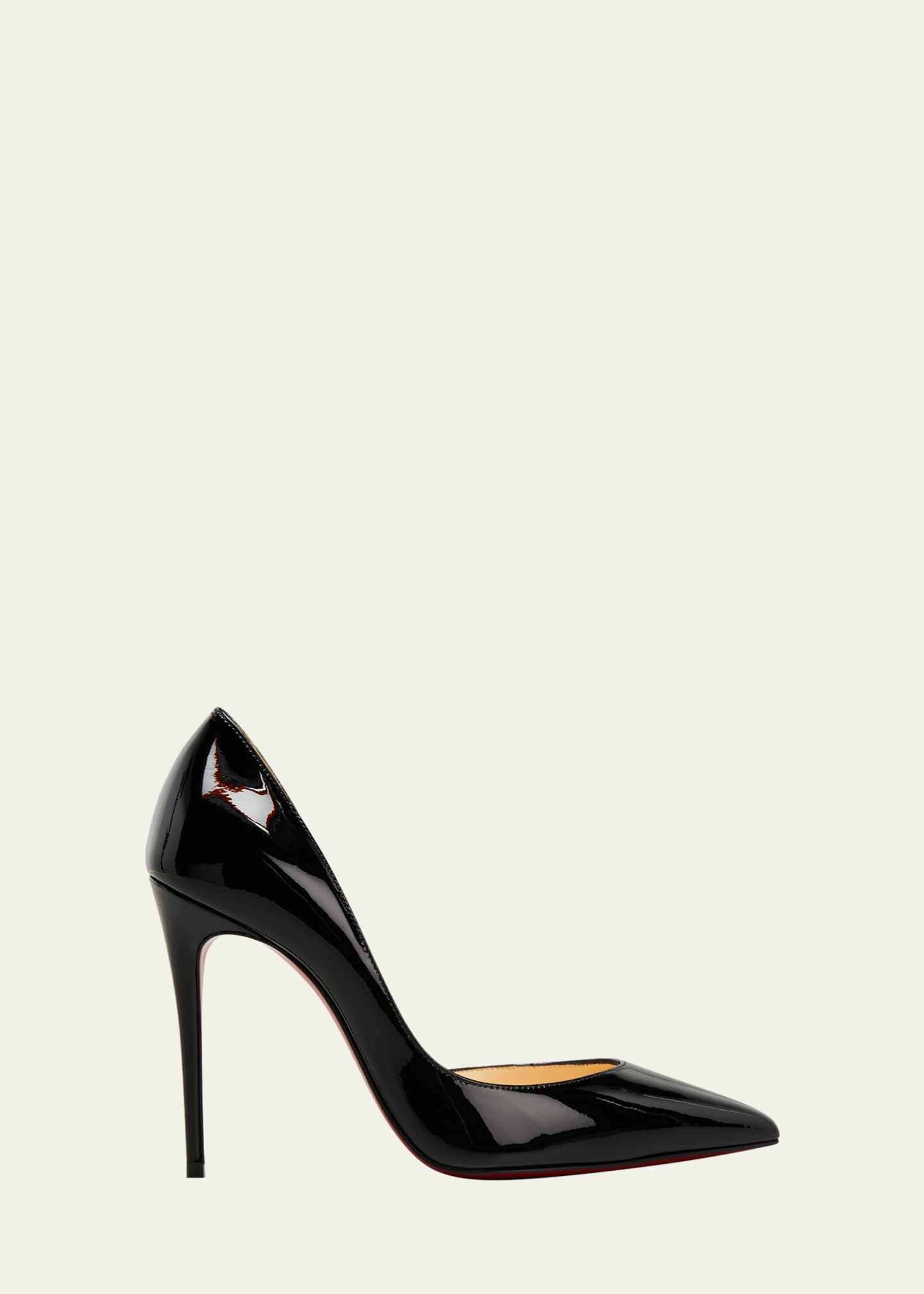 Christian Louboutin Iriza Patent Open-Side Red Sole Pump - Bergdorf Goodman