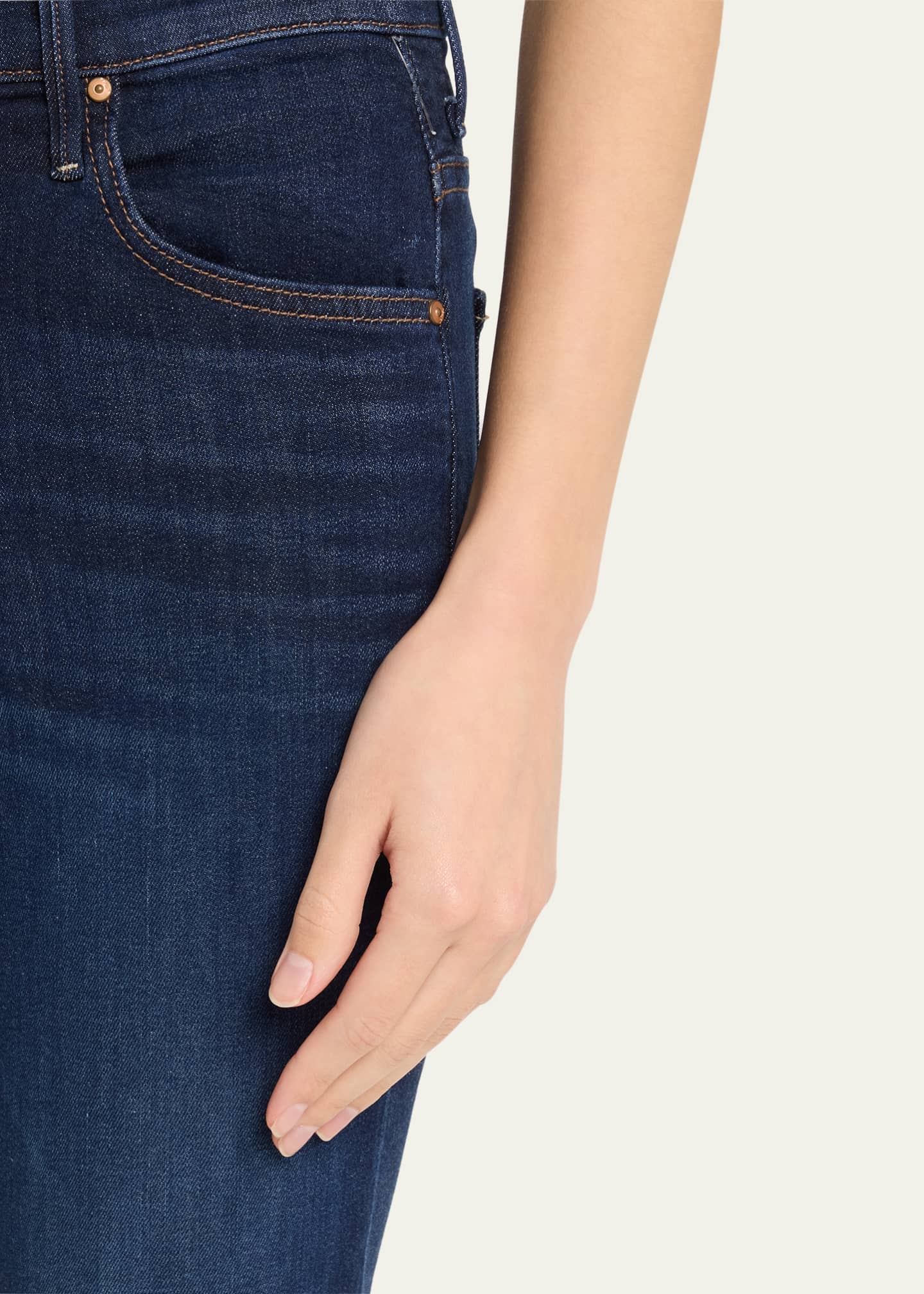MOTHER The Insider Crop Step Fray Jeans - Bergdorf Goodman