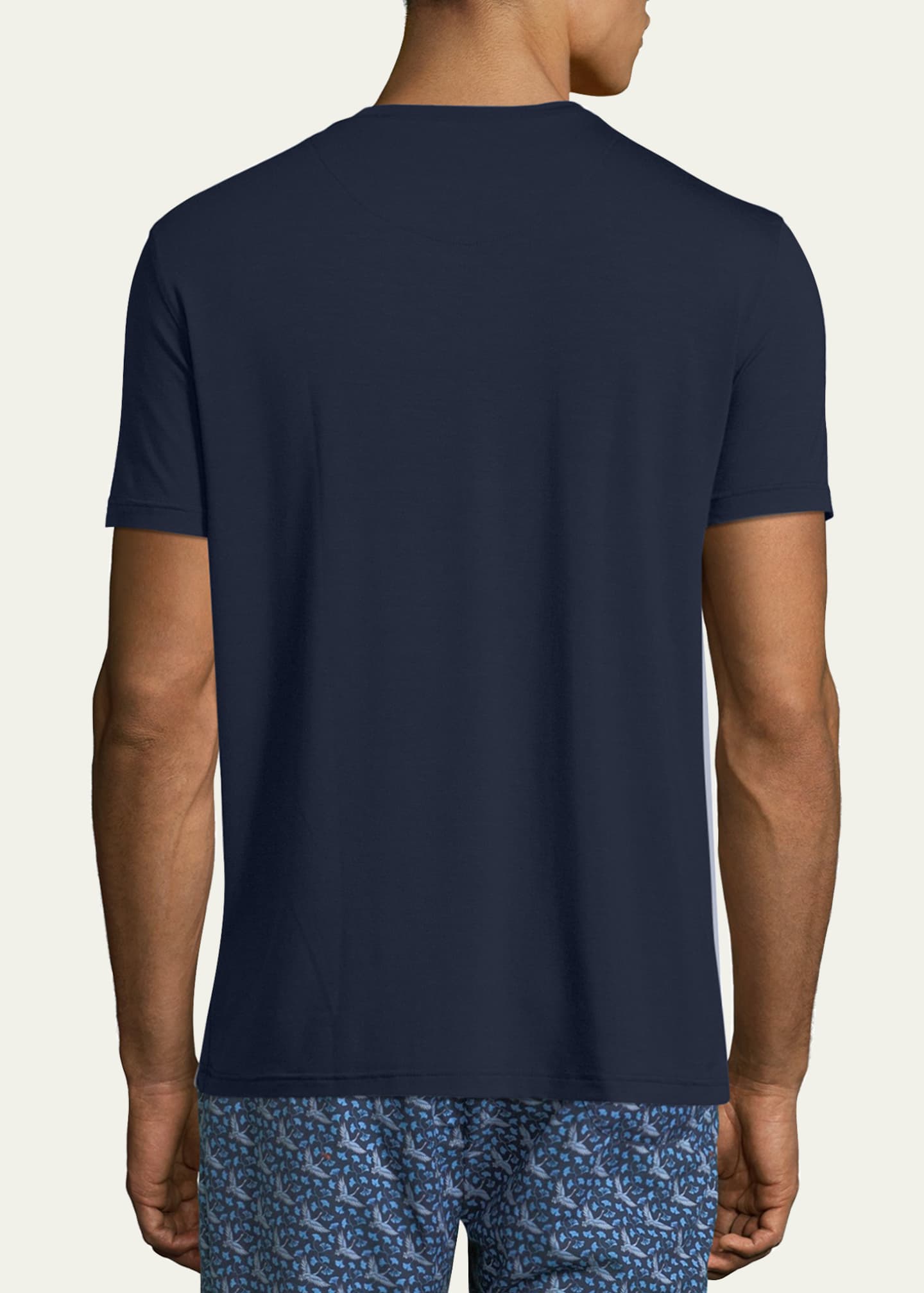 Derek Rose Basel 1 Jersey T-Shirt, Navy - Bergdorf Goodman