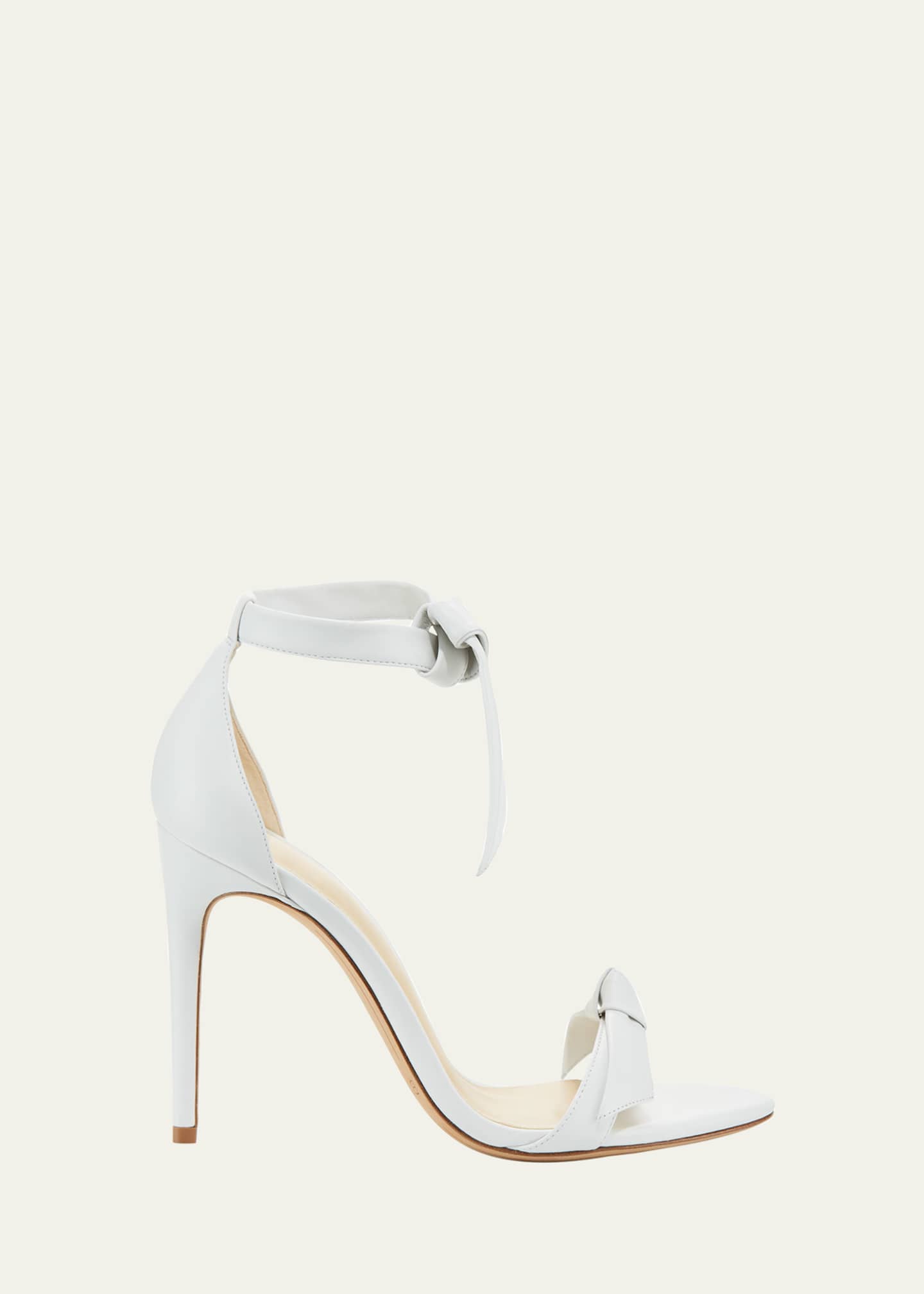 Alexandre Birman Clarita Knotted Leather High-Heel Sandals - Bergdorf ...