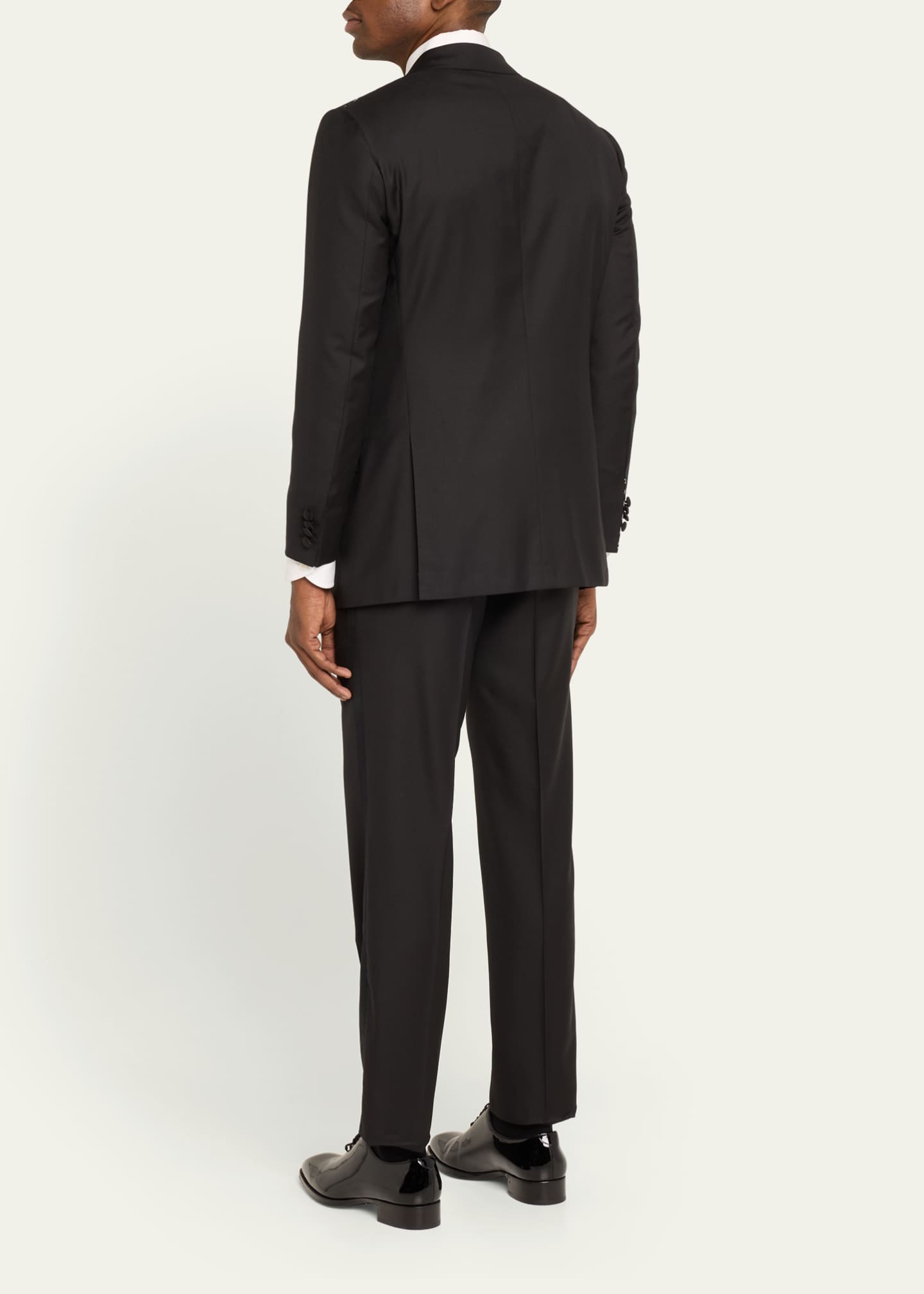 Kiton Men's Peak Wool Tuxedo - Bergdorf Goodman
