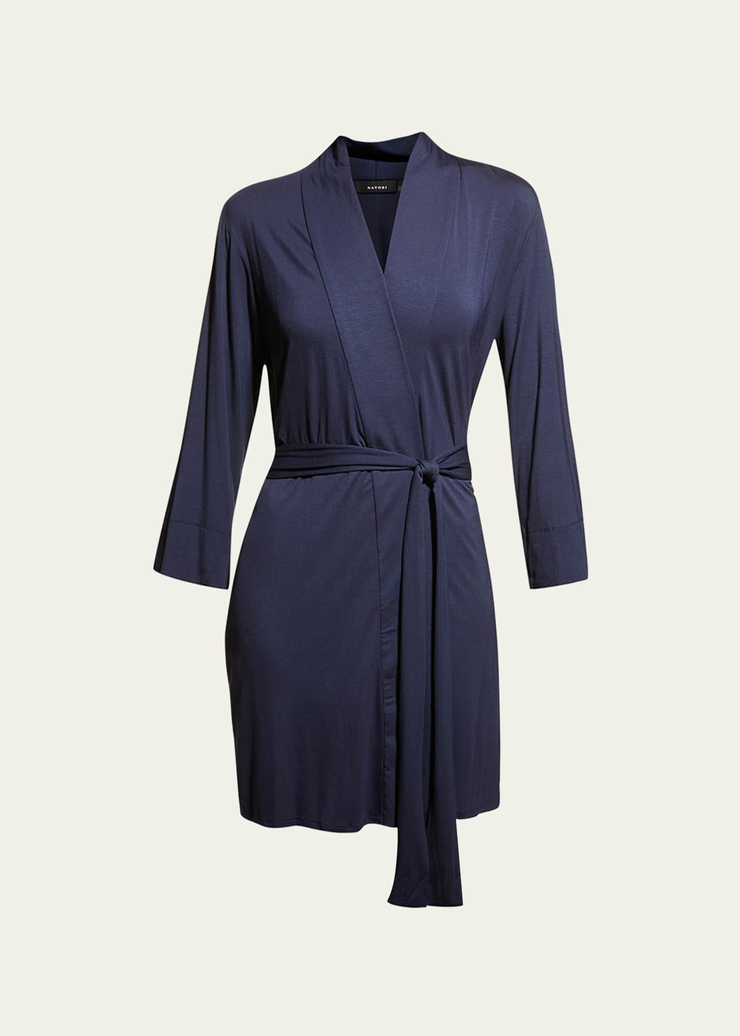 Natori Feathers Essential Short Jersey Robe - Bergdorf Goodman