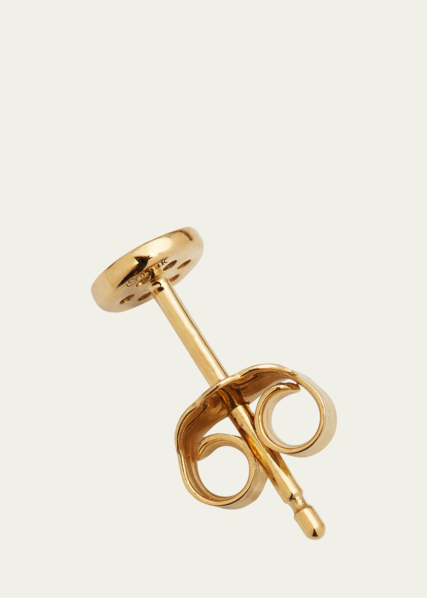 Sydney Evan Single Pave Diamond Disc Stud Earring - Bergdorf Goodman