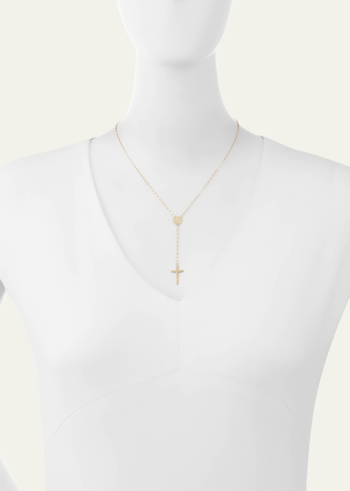 Lana Gold Crossary Necklace - Bergdorf Goodman