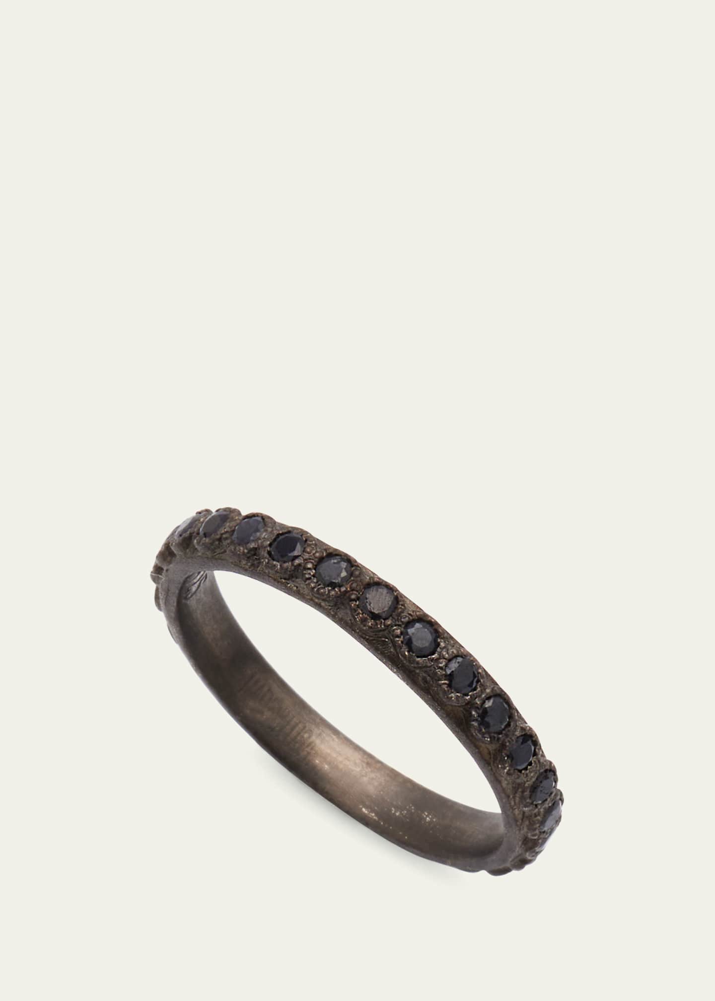 Armenta Old World Black Sapphire Stack Ring, Size 6.5 - Bergdorf Goodman