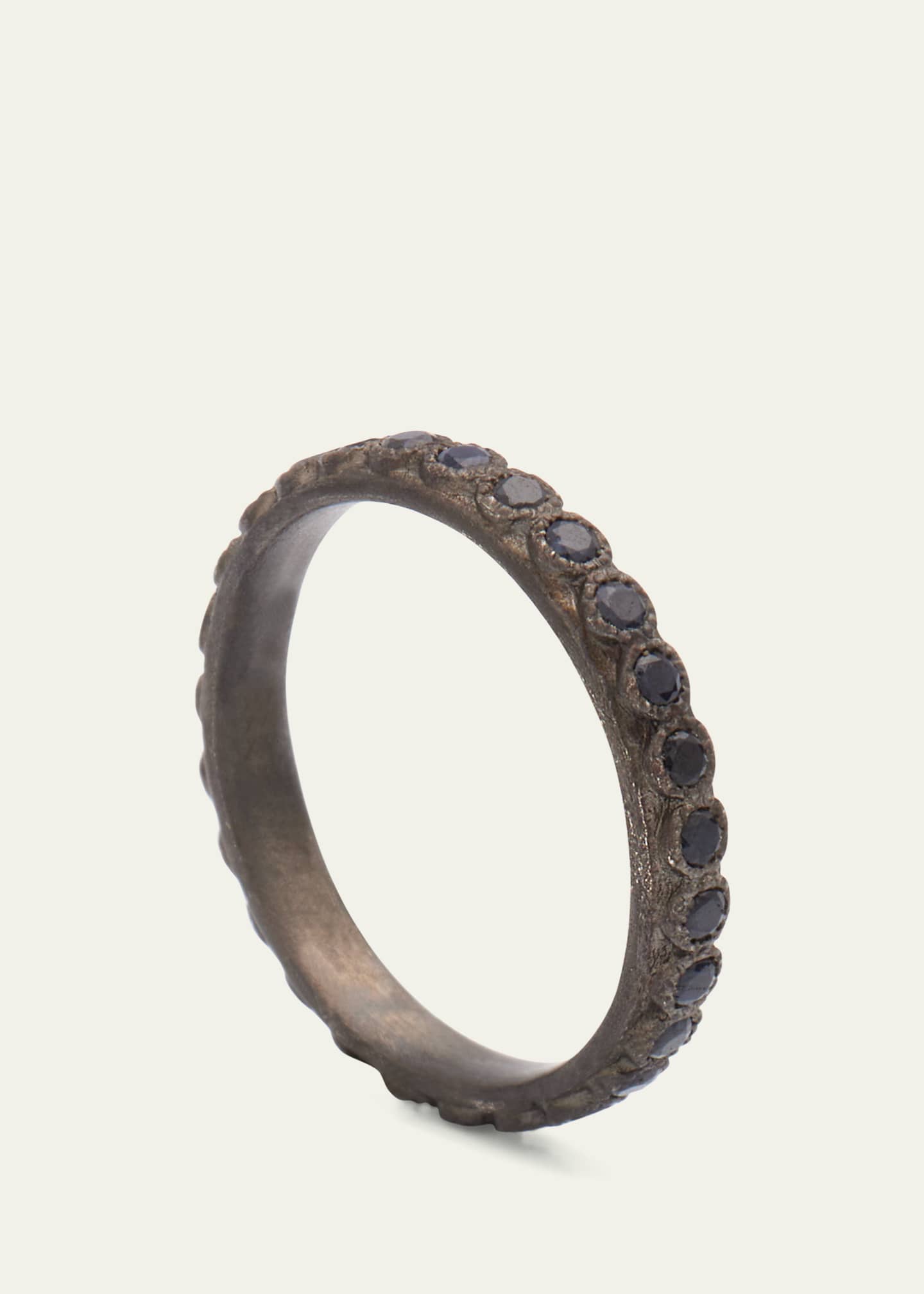 Armenta Old World Black Sapphire Stack Ring, Size 6.5 - Bergdorf Goodman