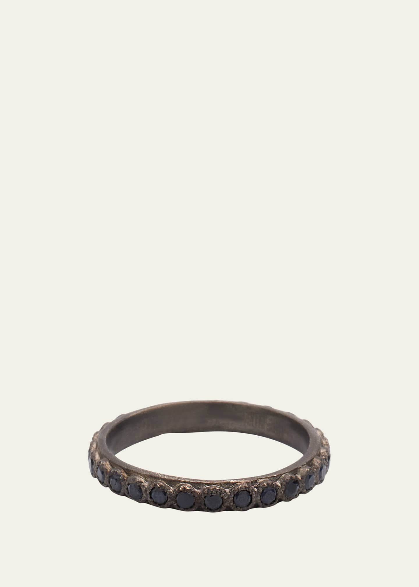 Armenta Old World Black Sapphire Stack Ring, Size 6.5 - Bergdorf Goodman