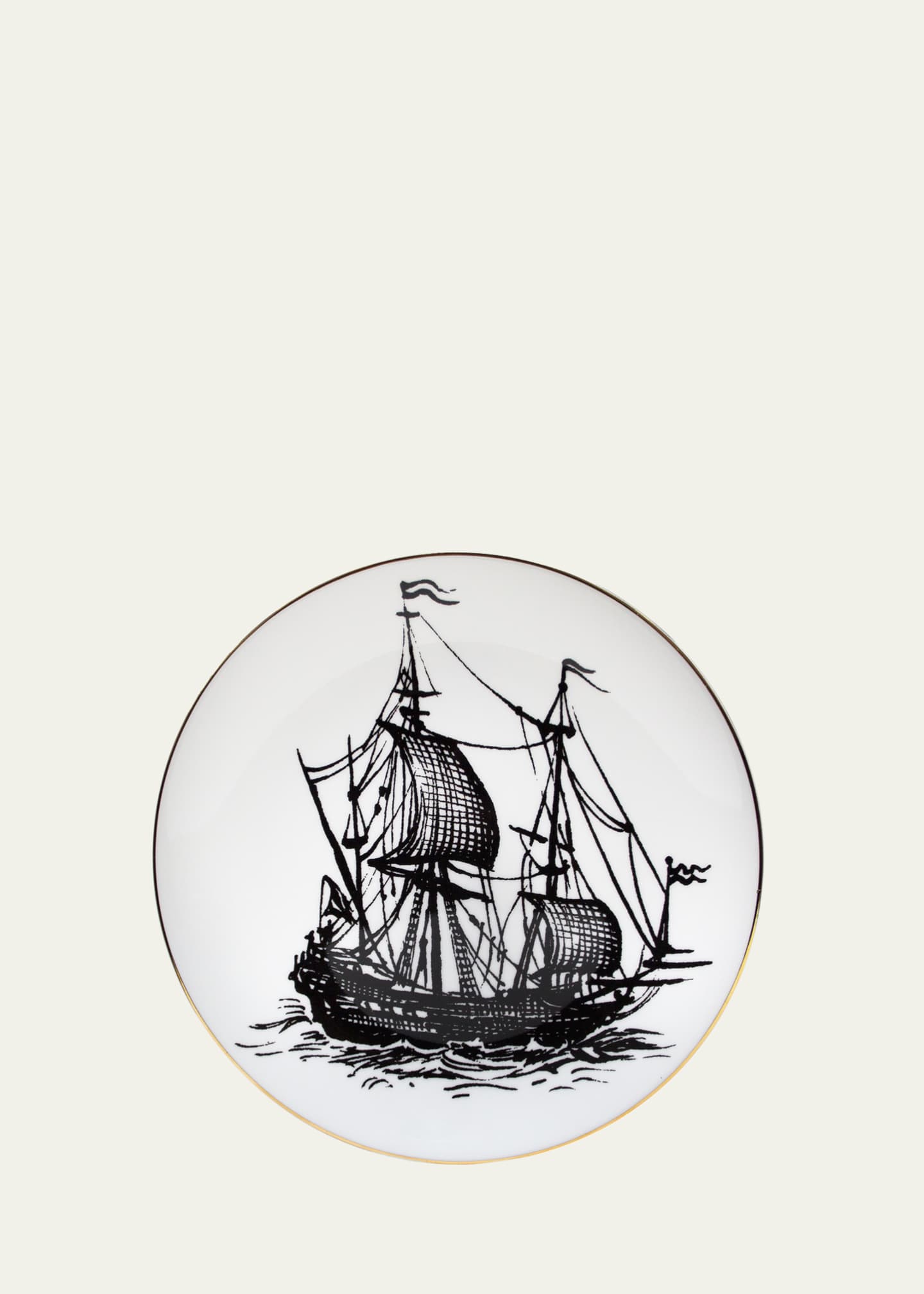 Rory Dobner Pirate Ship Bread & Butter Plate - Bergdorf Goodman