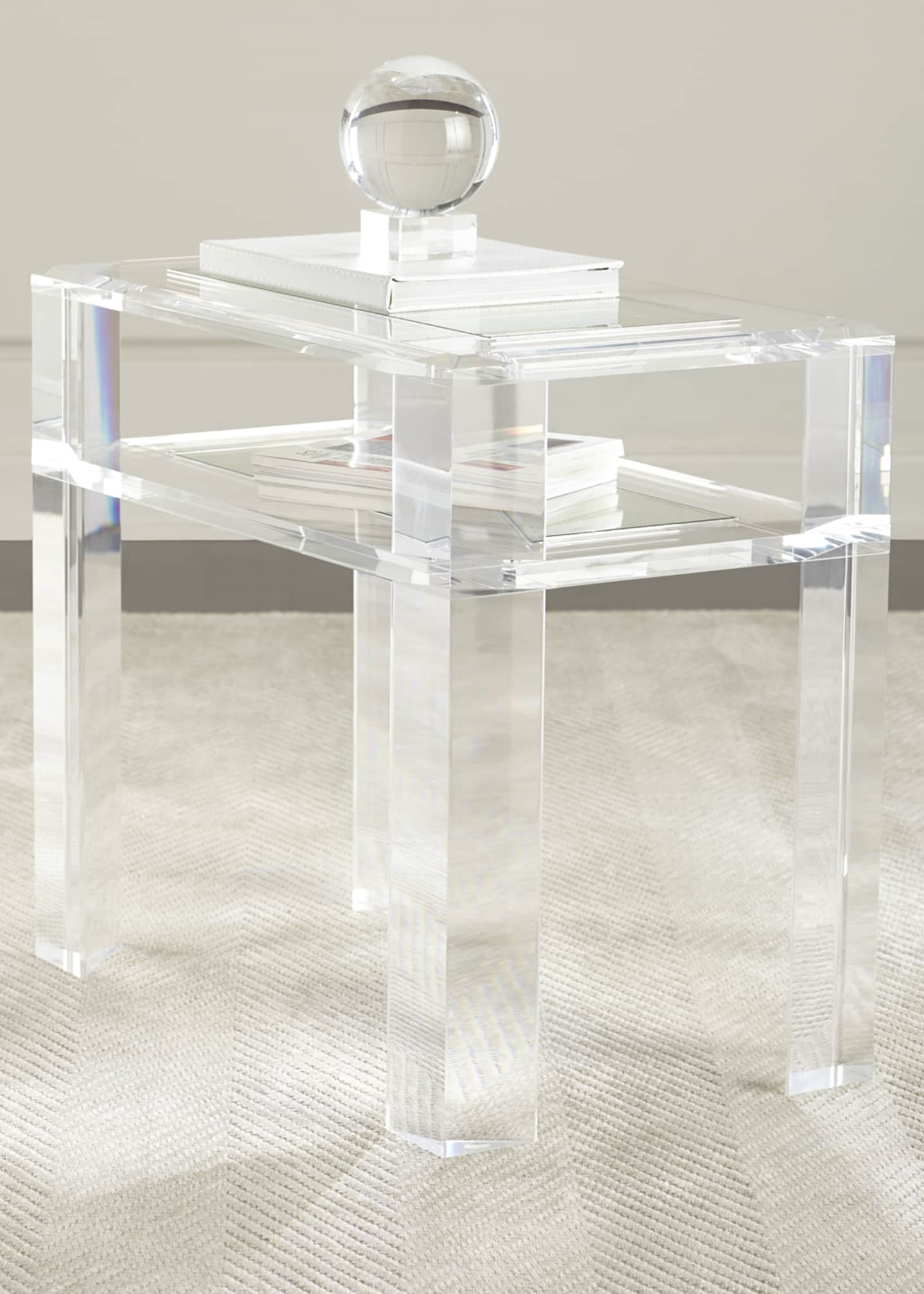 Interlude Home Surrey Acrylic Side Table - Bergdorf Goodman
