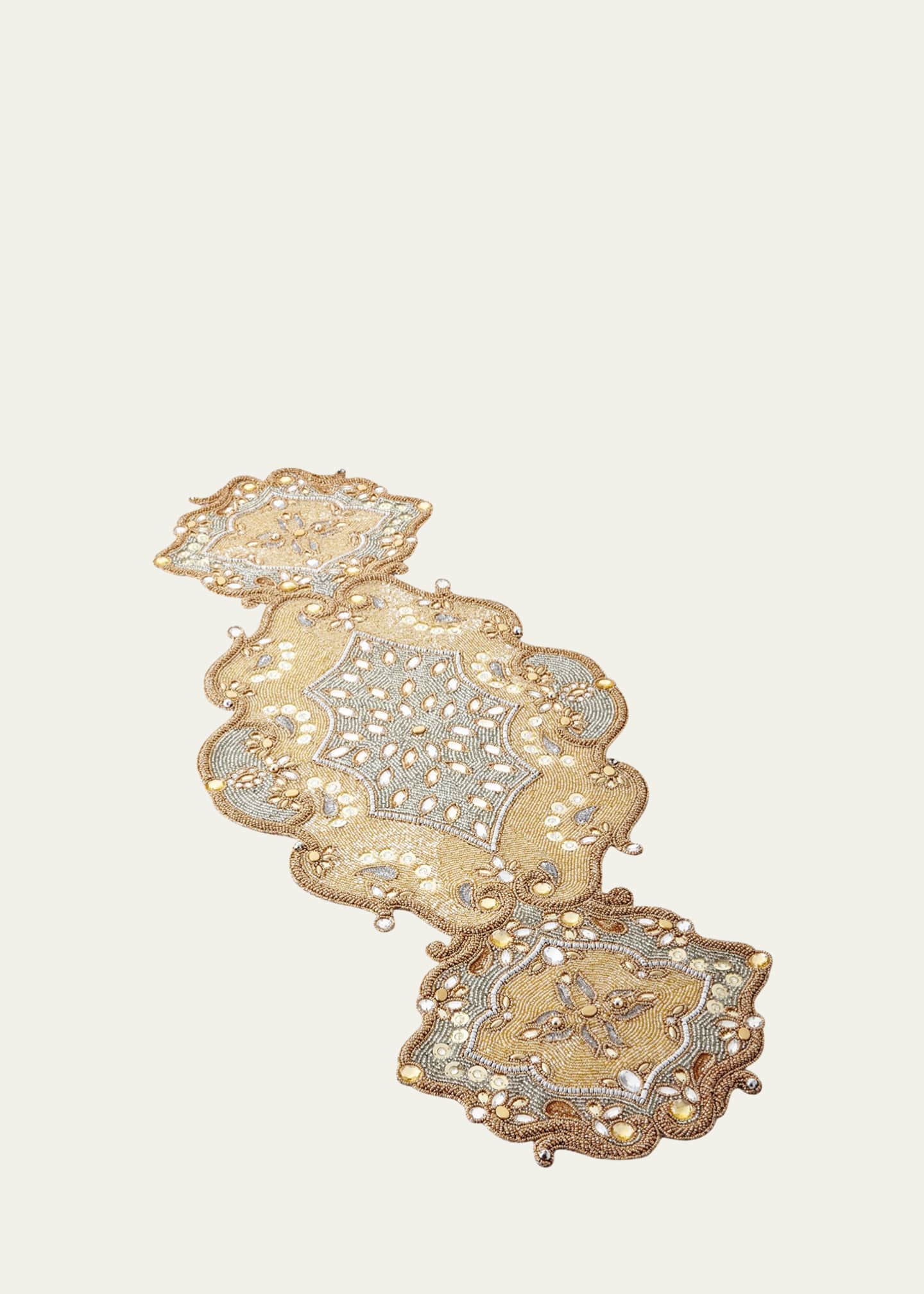 Kim Seybert Metallic Baroque Table Runner - Bergdorf Goodman