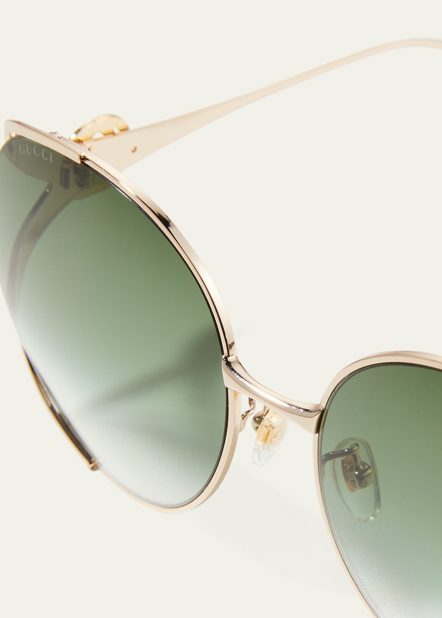 Gucci Oversized Oval GG Sunglasses - Bergdorf Goodman
