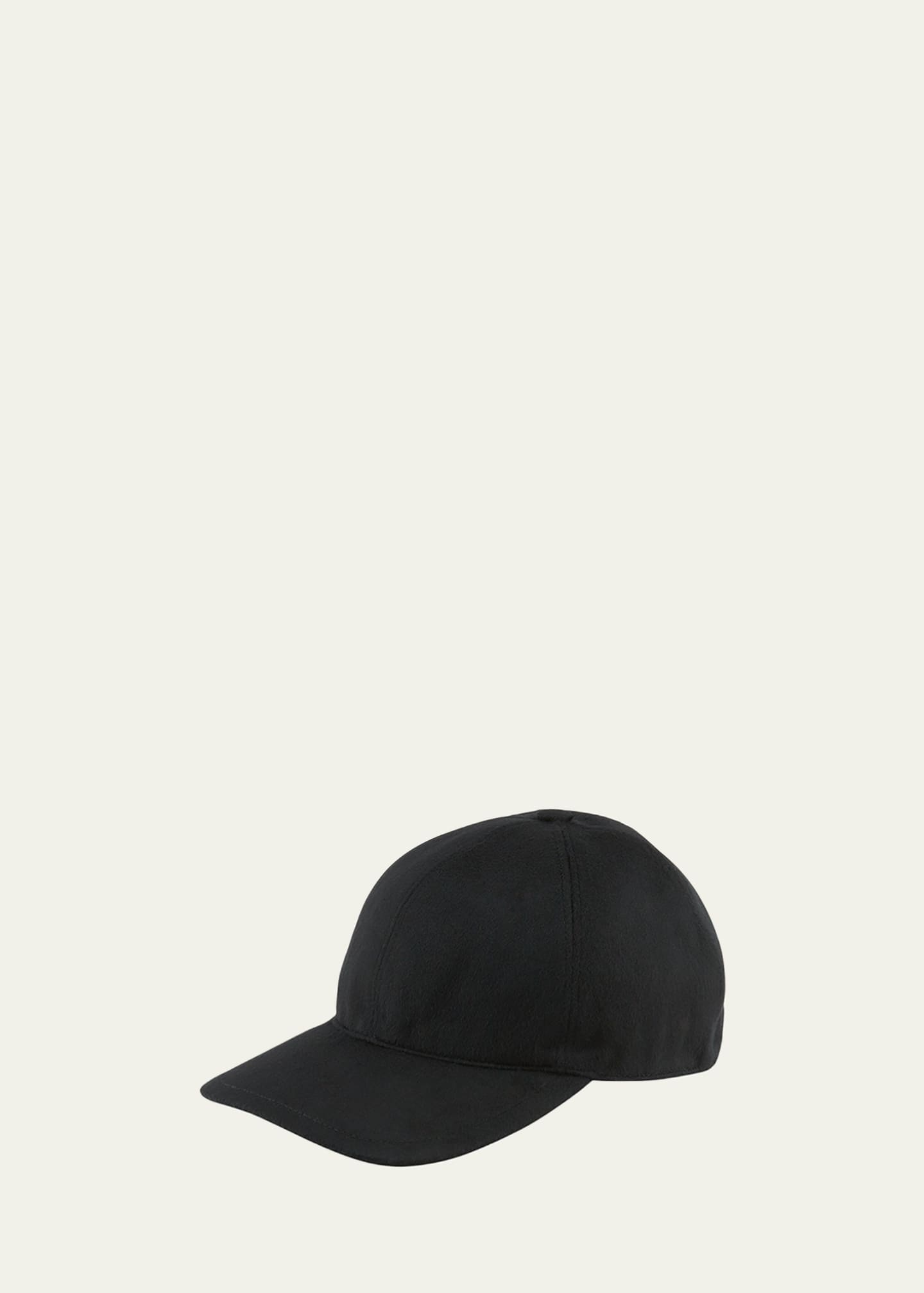 Bergdorf Goodman Men's Solid Cashmere Baseball Cap - Bergdorf Goodman