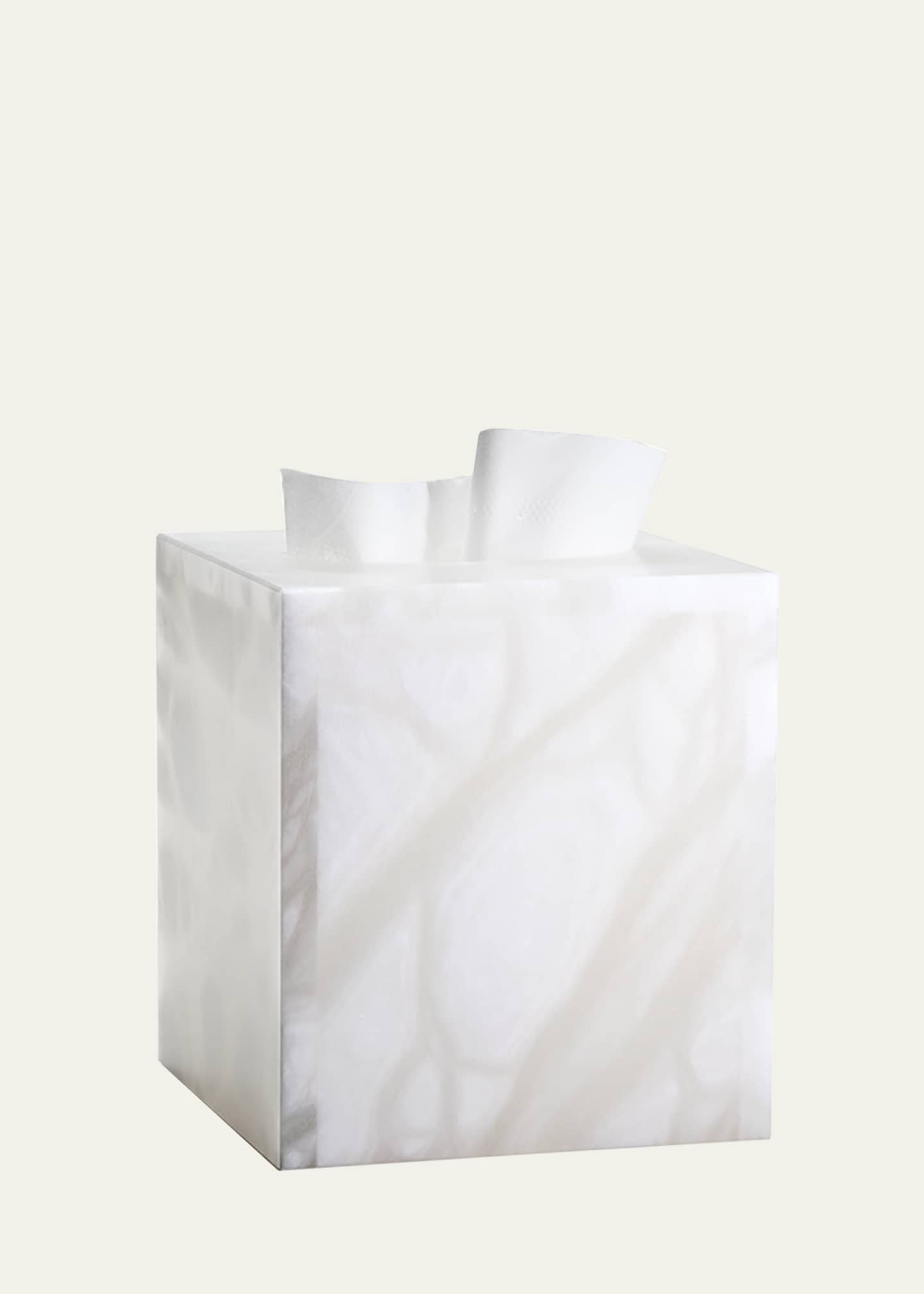 Labrazel Alisa Alabaster Tissue Cover, White - Bergdorf Goodman