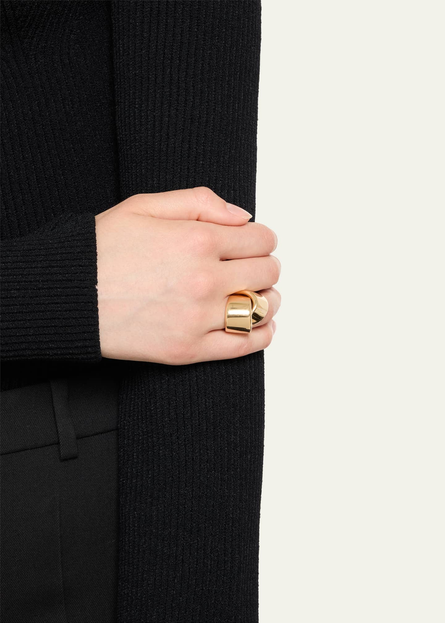 Vhernier Pink Gold Abbraccio Ring - Bergdorf Goodman