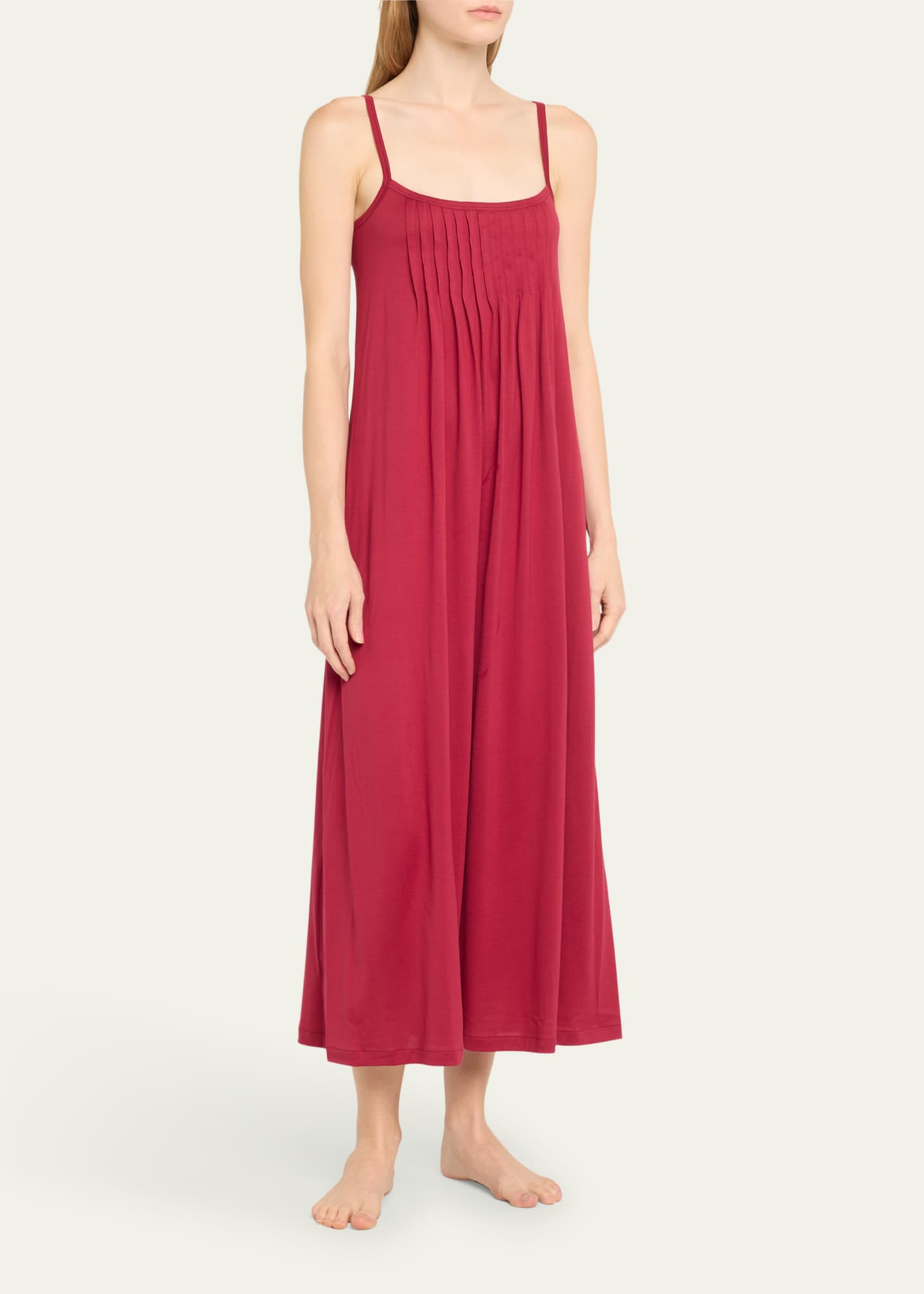 Hanro Juliet Pleated Gown - Bergdorf Goodman