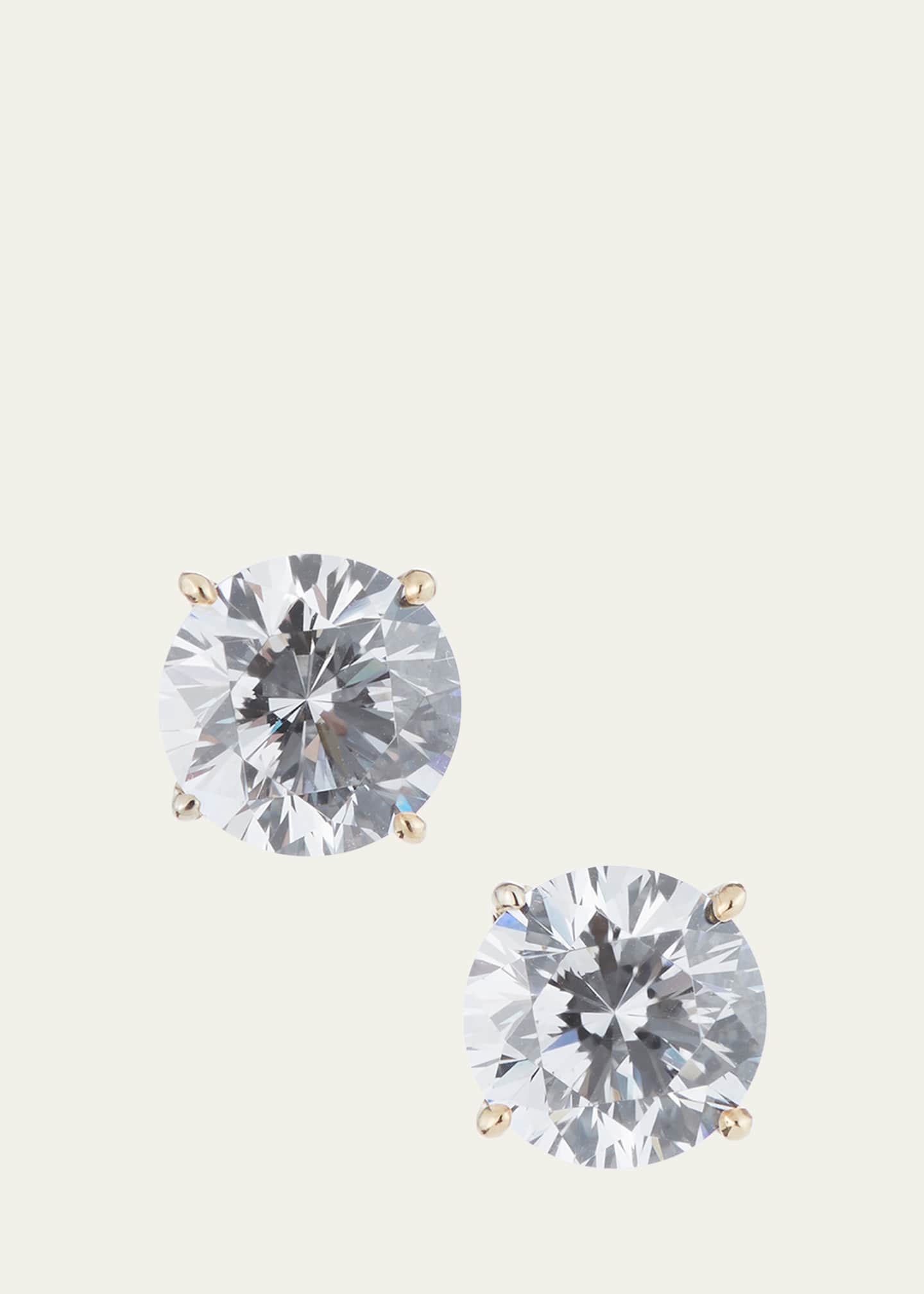 Fantasia by DeSerio 14K Yellow Gold 3.5ct Stud Earrings - Bergdorf Goodman