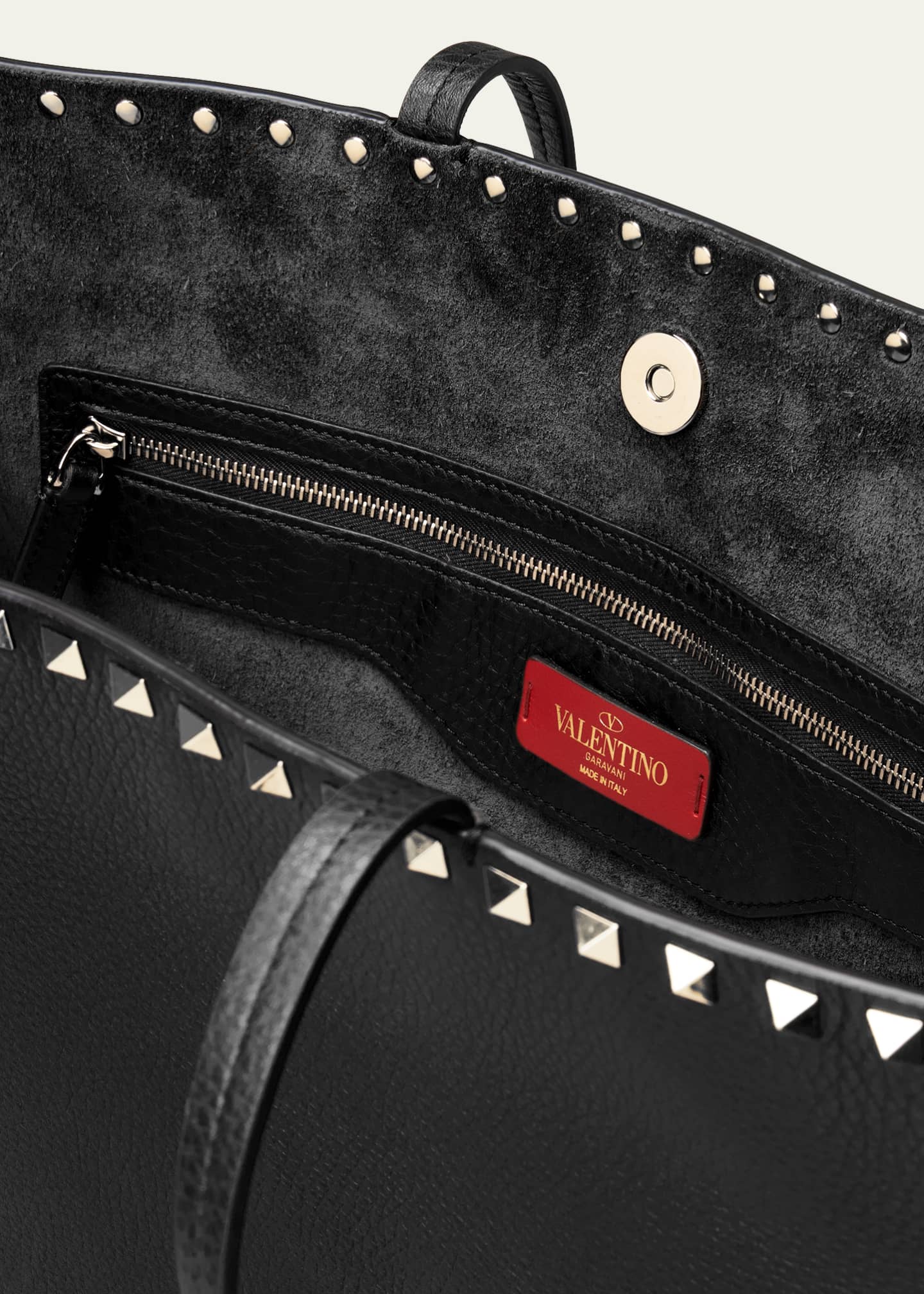 Valentino Garavani Rockstud Vitello Tote Bag - Bergdorf Goodman