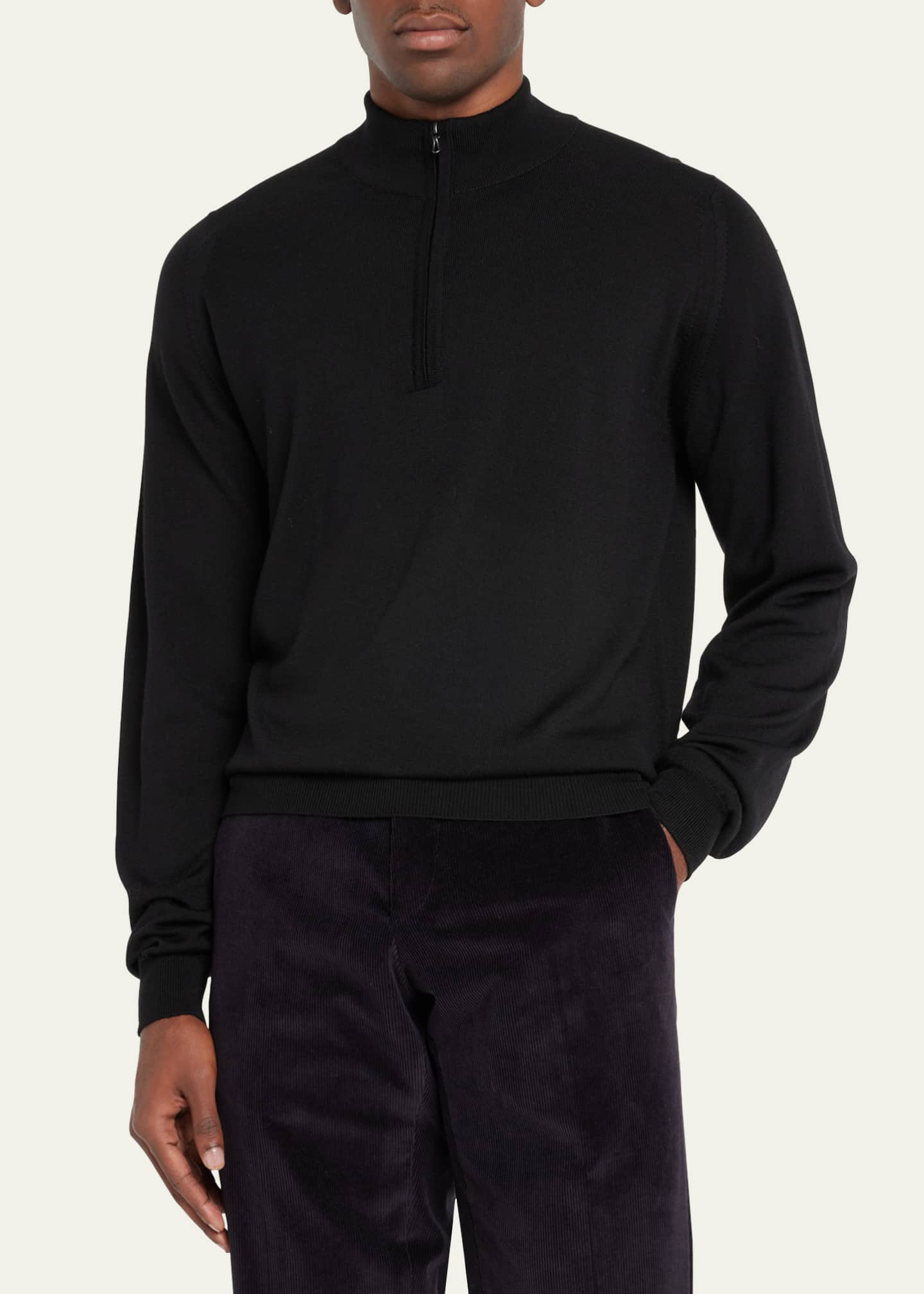 John Smedley Men's Richards Wool Turtleneck Sweater - Bergdorf Goodman