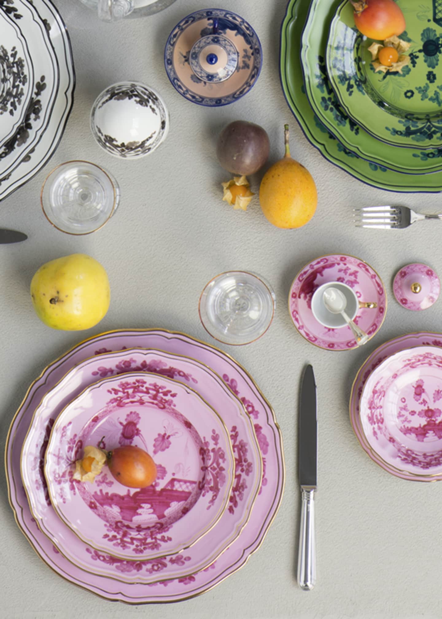 GINORI 1735 Oriente Italiano Soup Plate, Porpora - Bergdorf Goodman