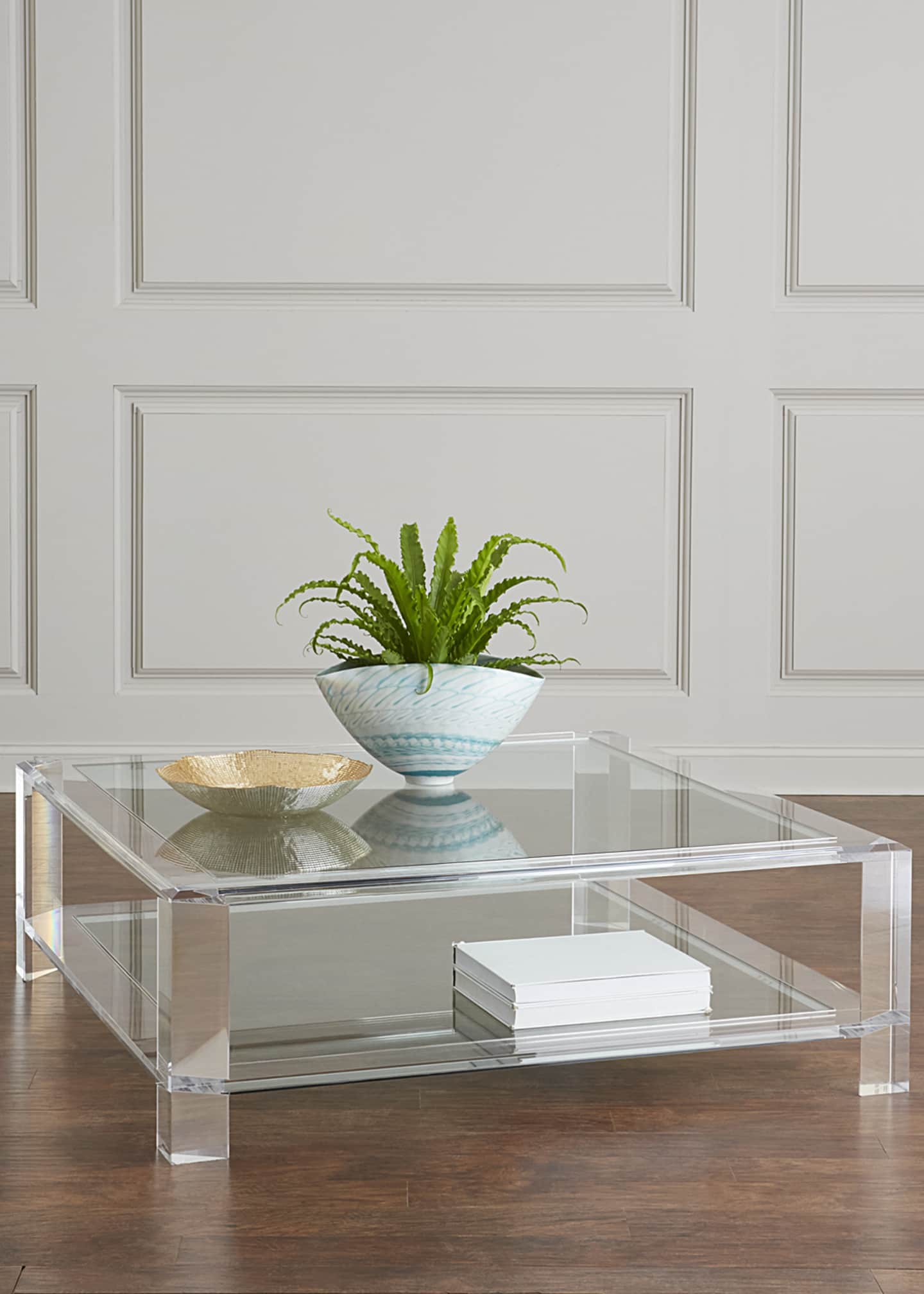 Interlude Home Surrey Acrylic Square Cocktail Table - Bergdorf Goodman