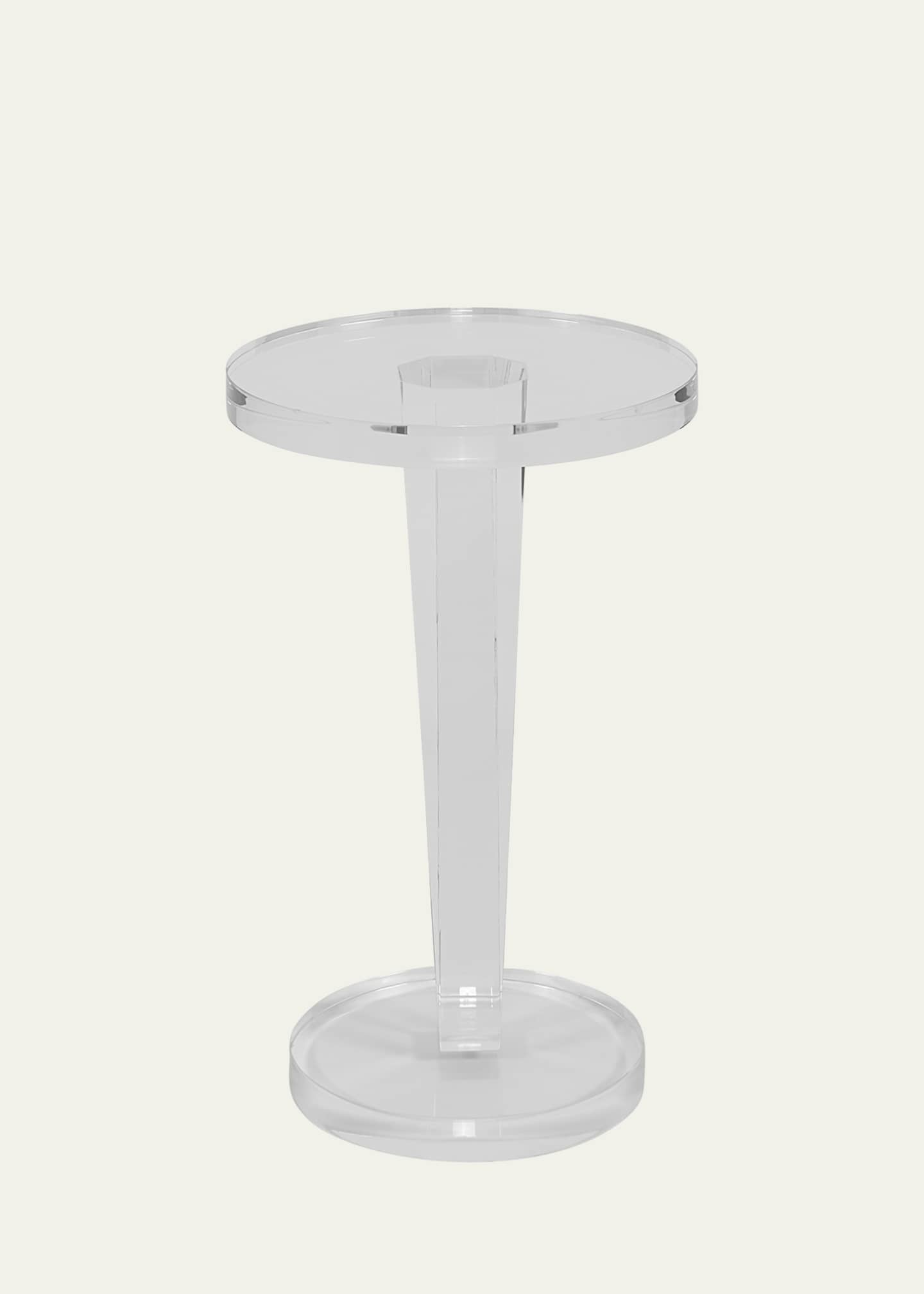 Interlude Home Lisette Acrylic Round Side Table - Bergdorf Goodman