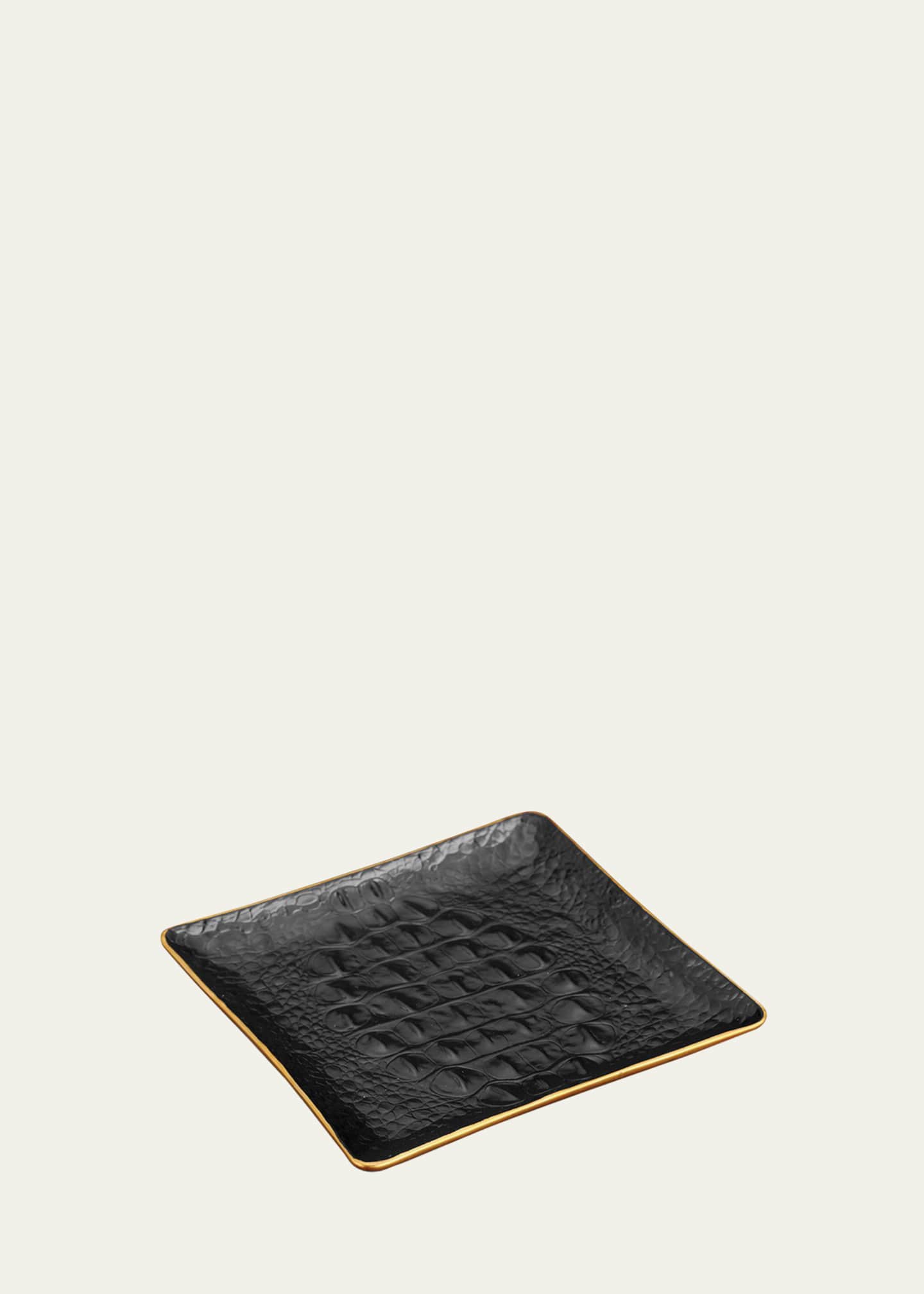 L'Objet Crocodile Square Tray - Bergdorf Goodman