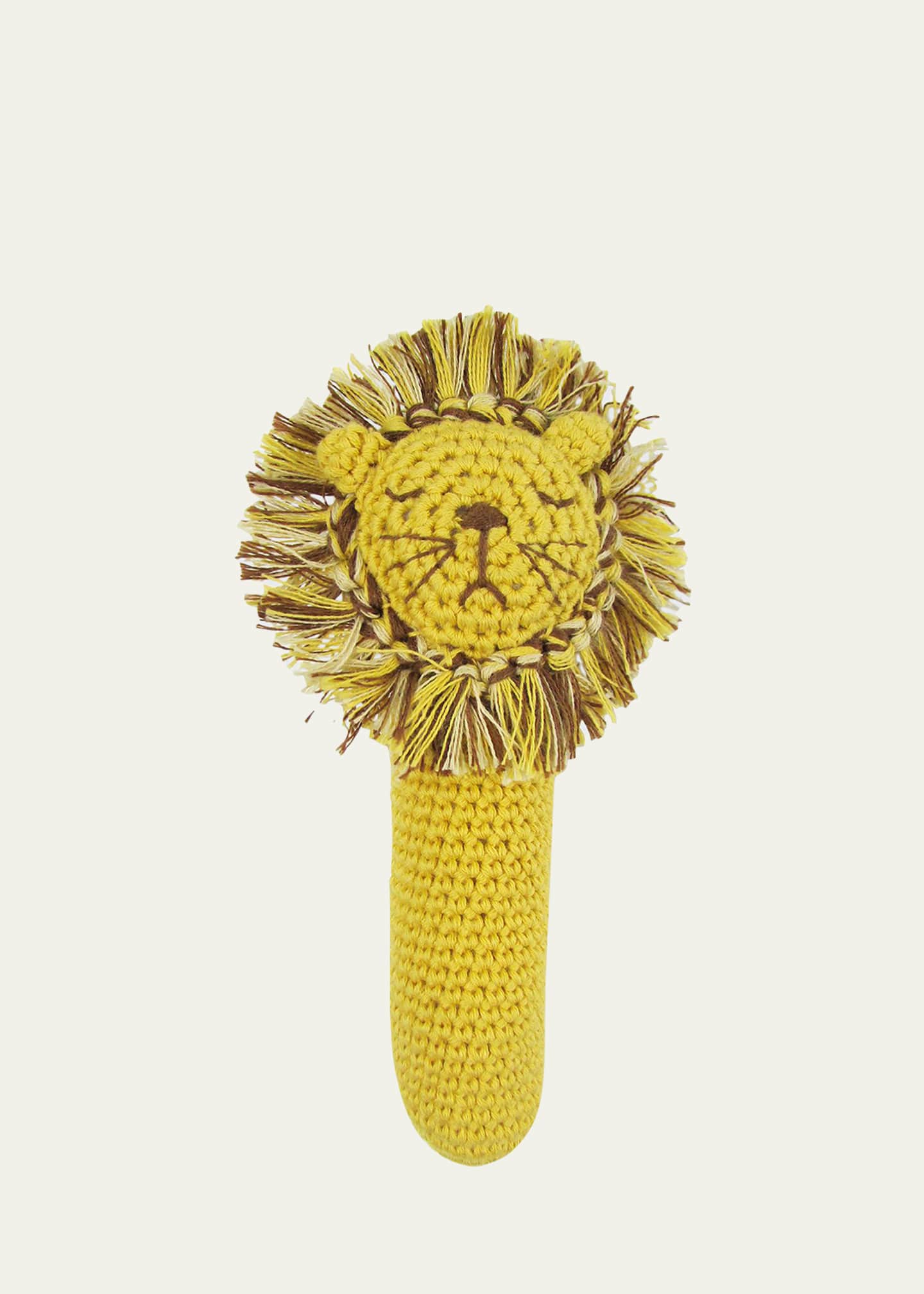 Albetta Crochet Lion Rattle Stick - Bergdorf Goodman