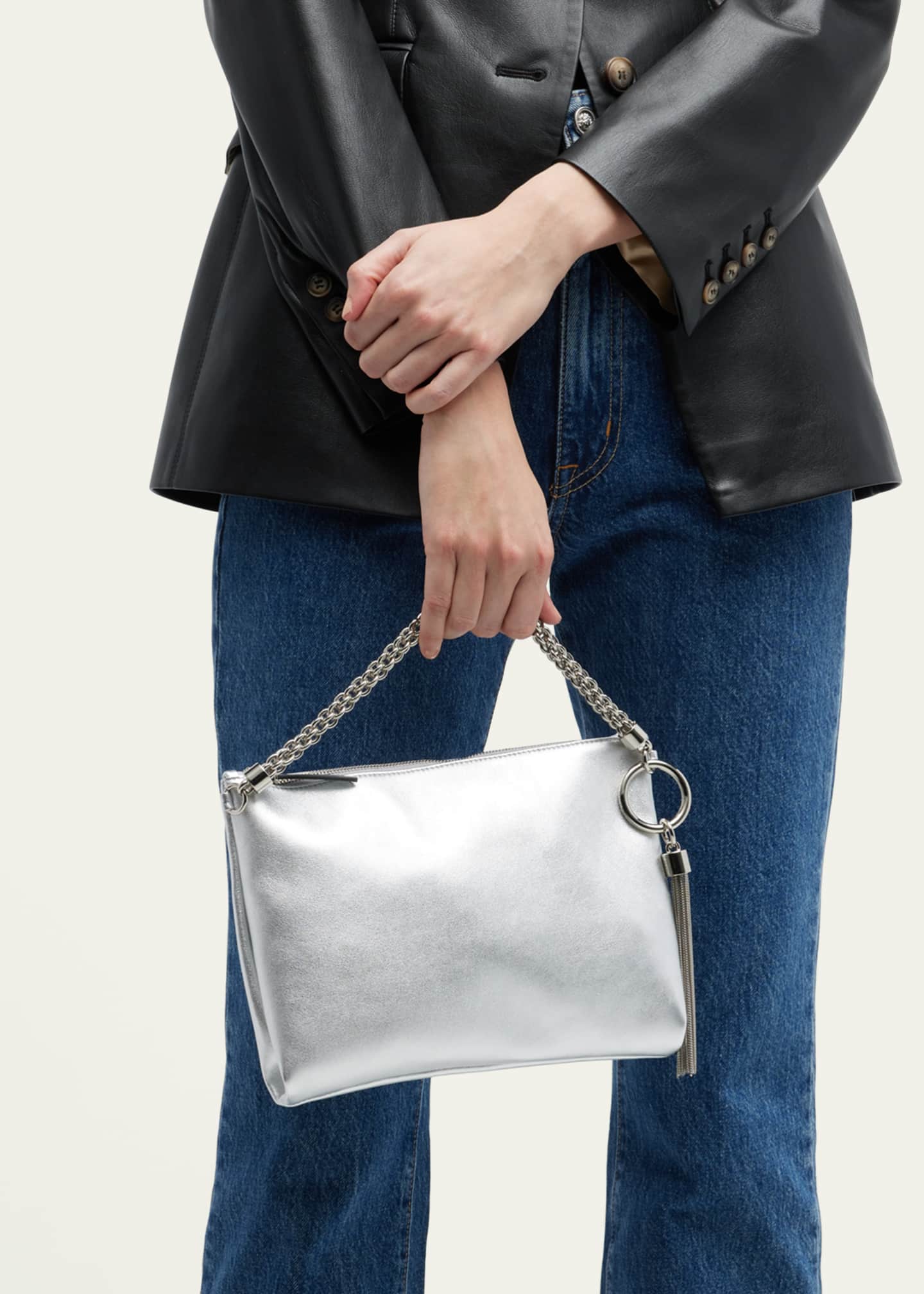 Jimmy Choo Callie Mea Shoulder Bag - Bergdorf Goodman